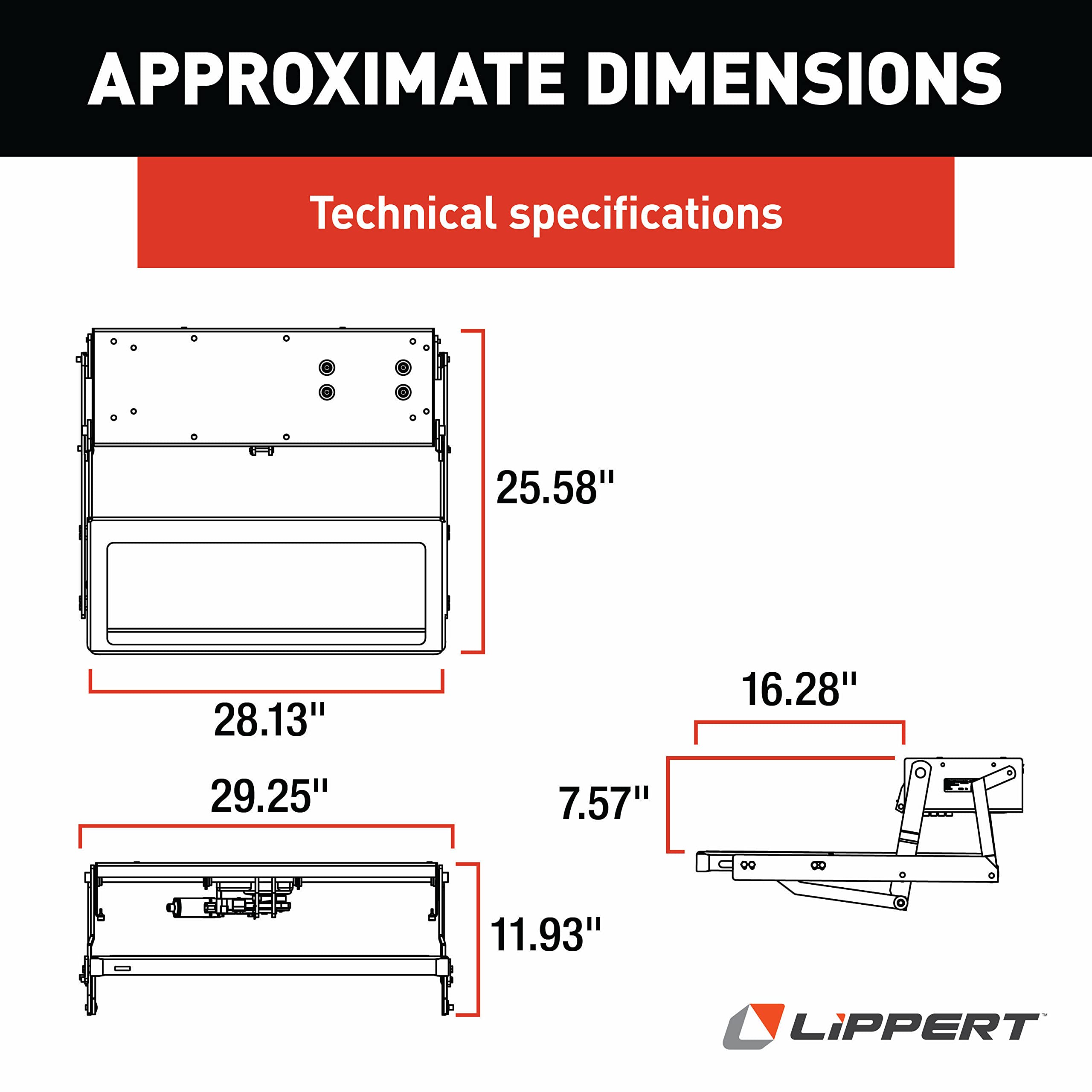 Snapklik.com : Kwikee 33 Series Electric Step Assembly