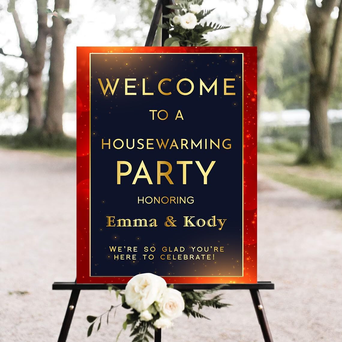 Amazon.com : KOLSTRAW Personalized Housewarming Party Welcome Sign ...
