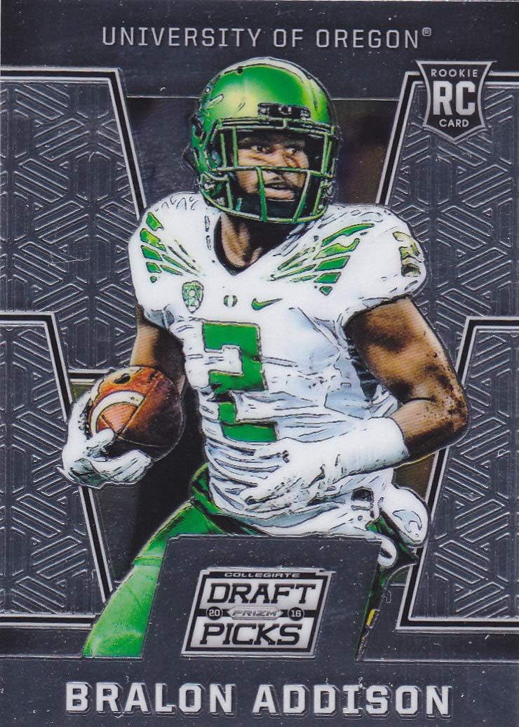 2016 PANINI DRAFT PICKS PRIZM FOOTBALL BRALON ADDISON RC ROOKIE CARD at ...