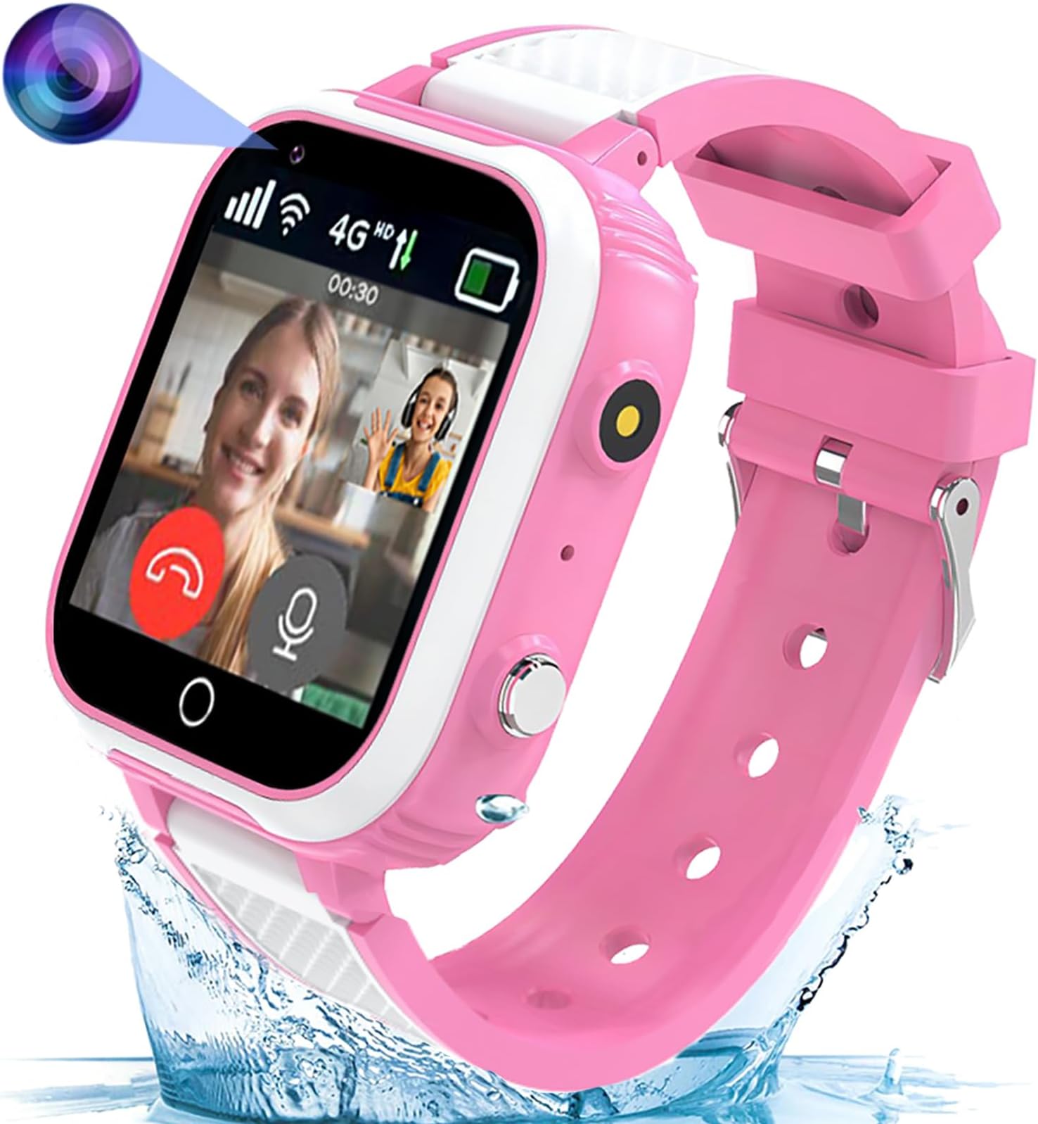Amazon.com: 4G Smart Watch for Kids with GPS Tracker Two Way Calling ...