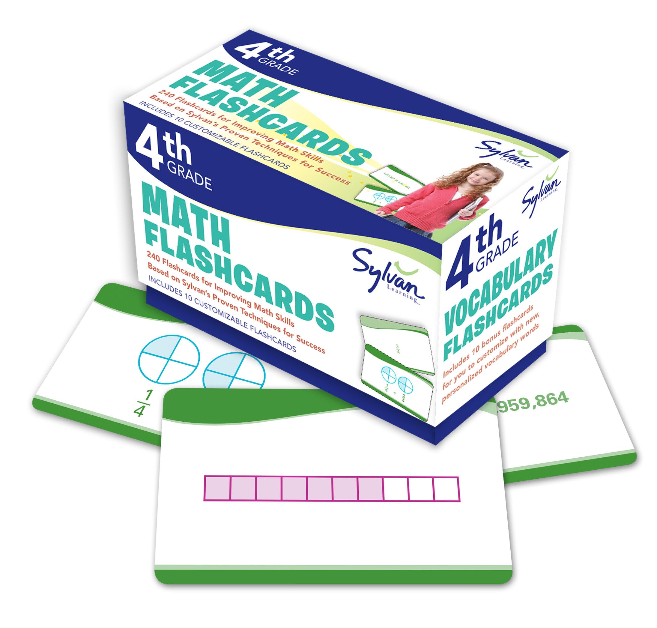Buy 4th Grade Math Flashcards: 240 Flashcards for Improving Math Skills ...