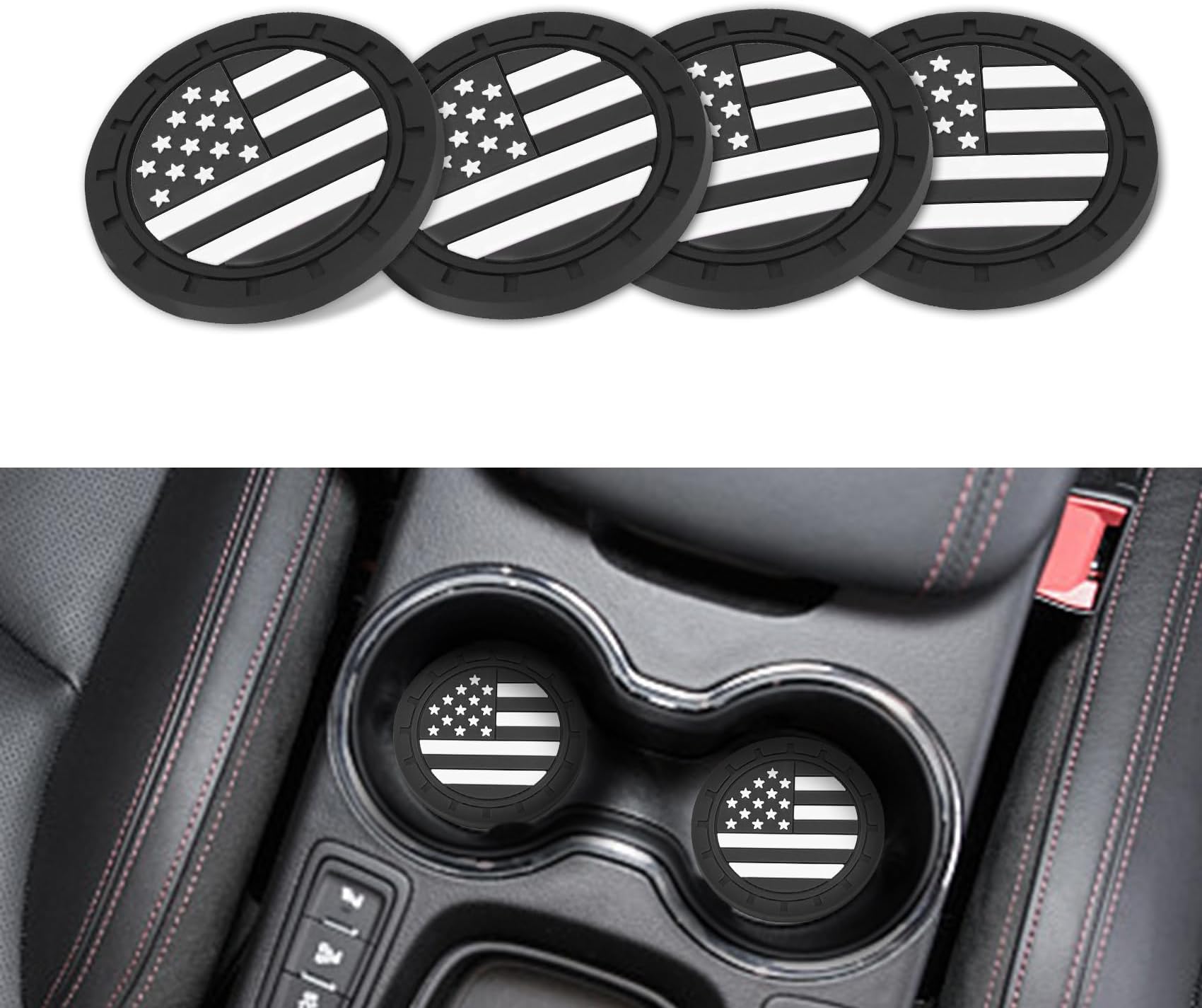 Amazon.com: Aooloysky Car Cup Holder Coasters, 2PCS 2.75 Inch Coasters ...