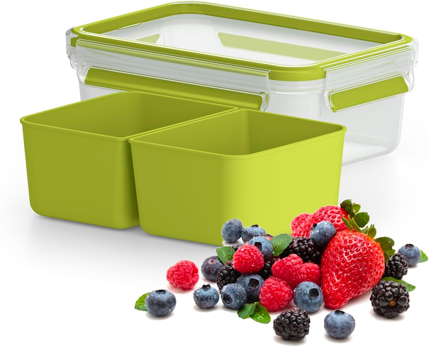 Amazon.com: Tefal Master Seal to Go Snack Box with Inserts Food Storage ...