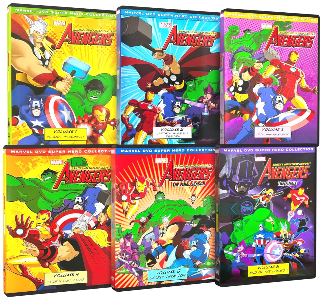 Amazon.com: Marvel's Avengers Earth's Mightiest Heroes Complete DVD ...
