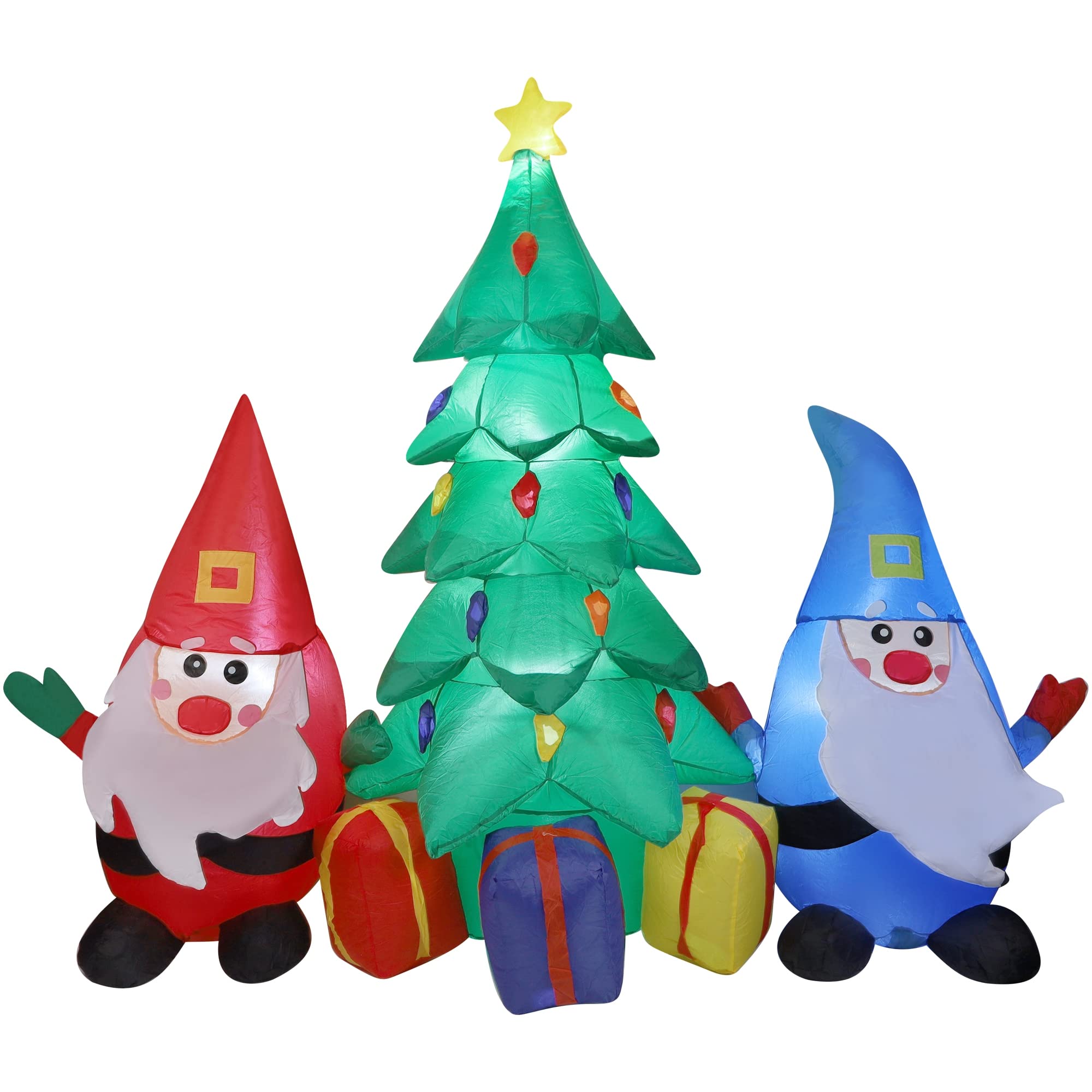 Snapklik.com : DR.DUDU 8 FT Long Inflatable Christmas Tree