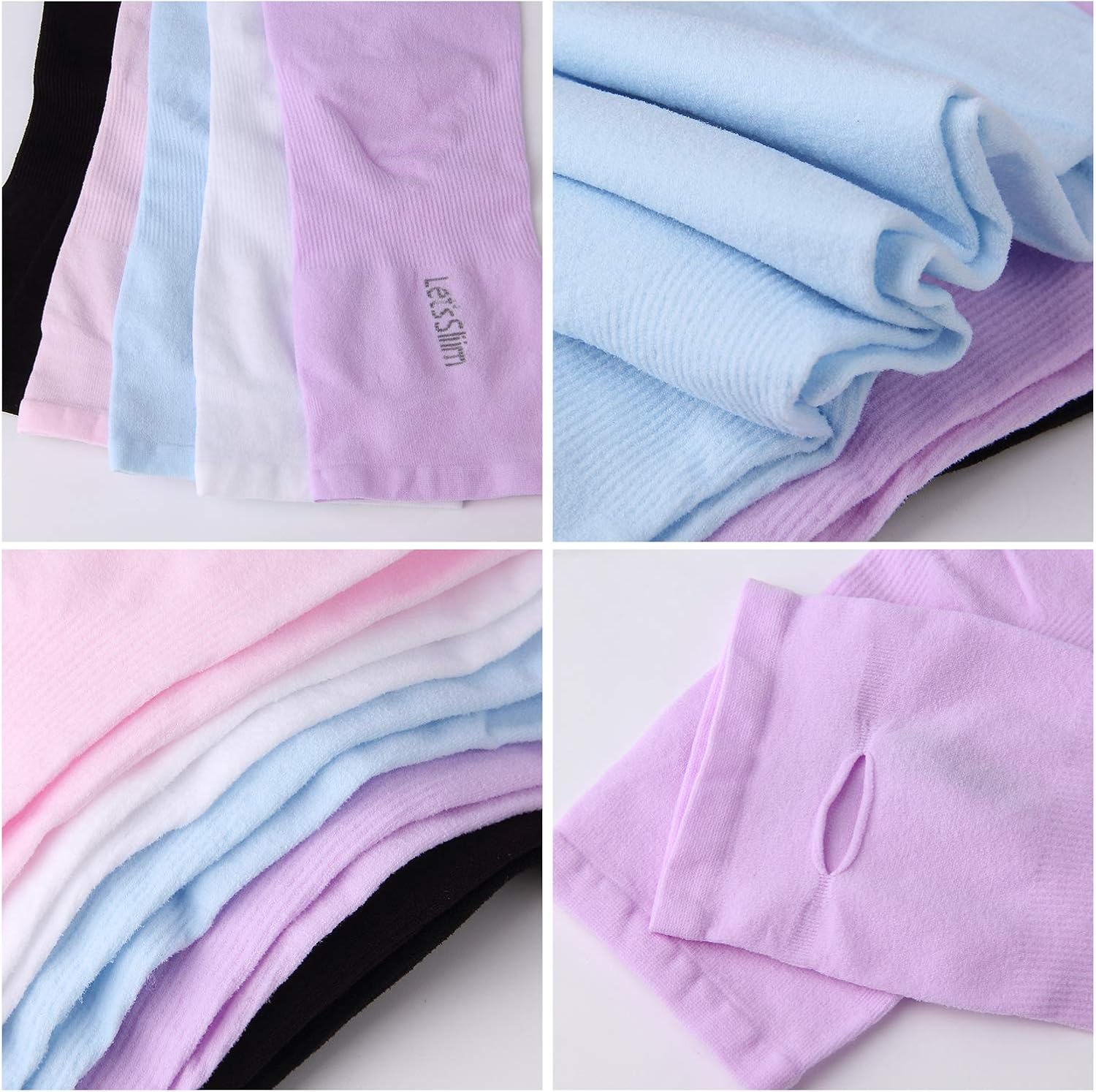 Amazon.com: 12 Pairs Sun Protection Sleeves UV Protection Cooling ...