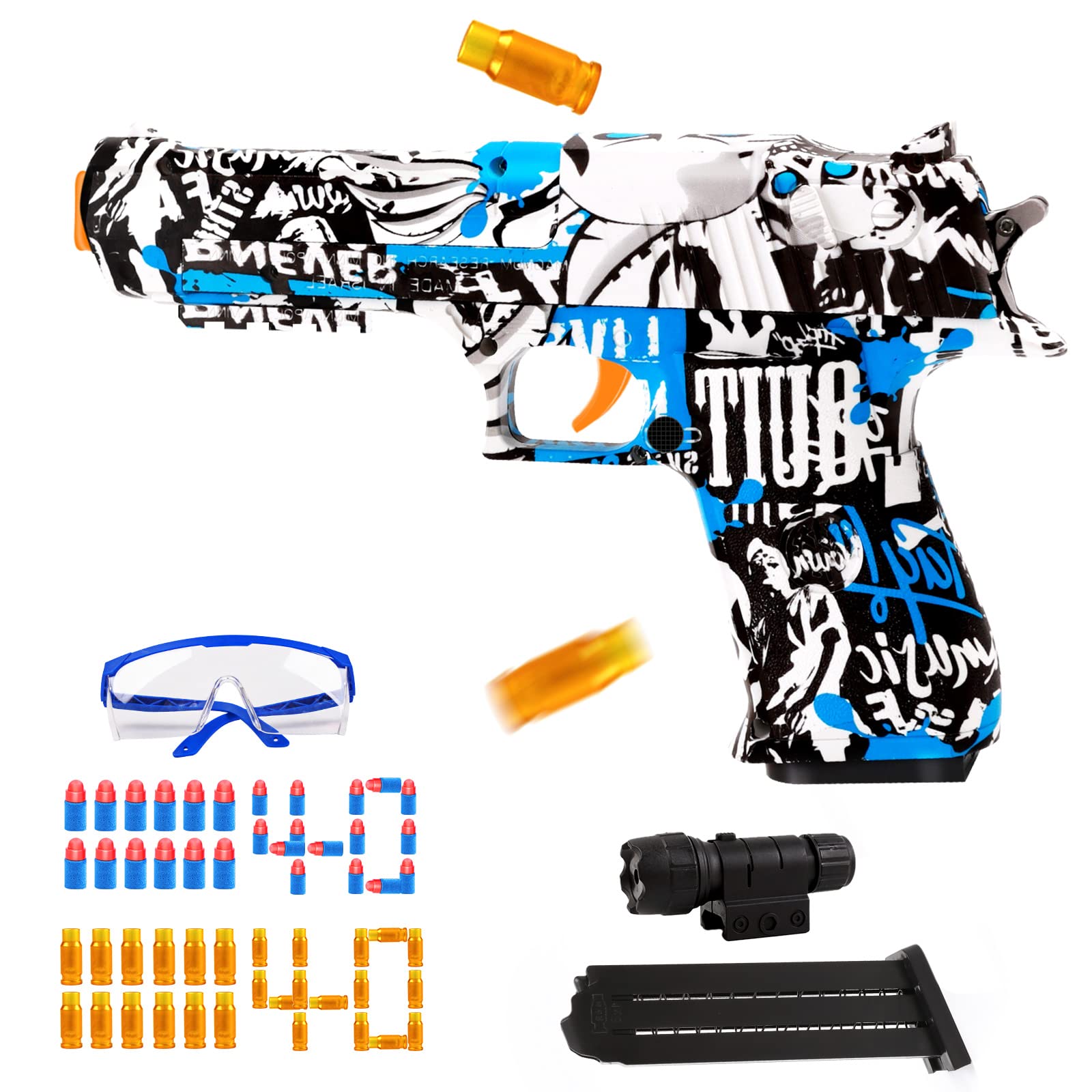 Buy Toy , Safety Soft Bullet Toy , Shell Ejecting Soft Foam Blaster Toy ...