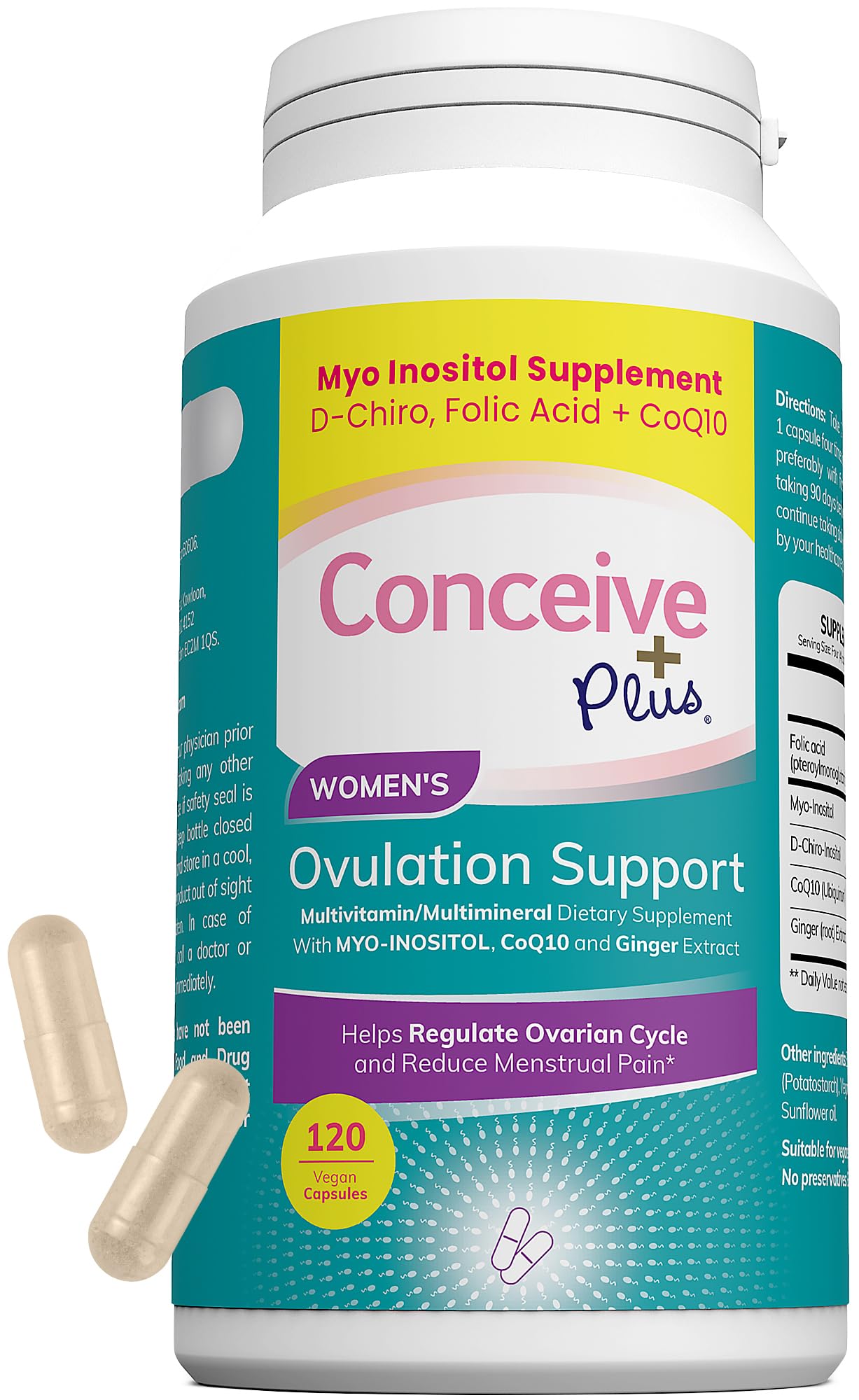 Amazon.com: CONCEIVE PLUS Ovulation Support Supplement | Myo-Inositol ...