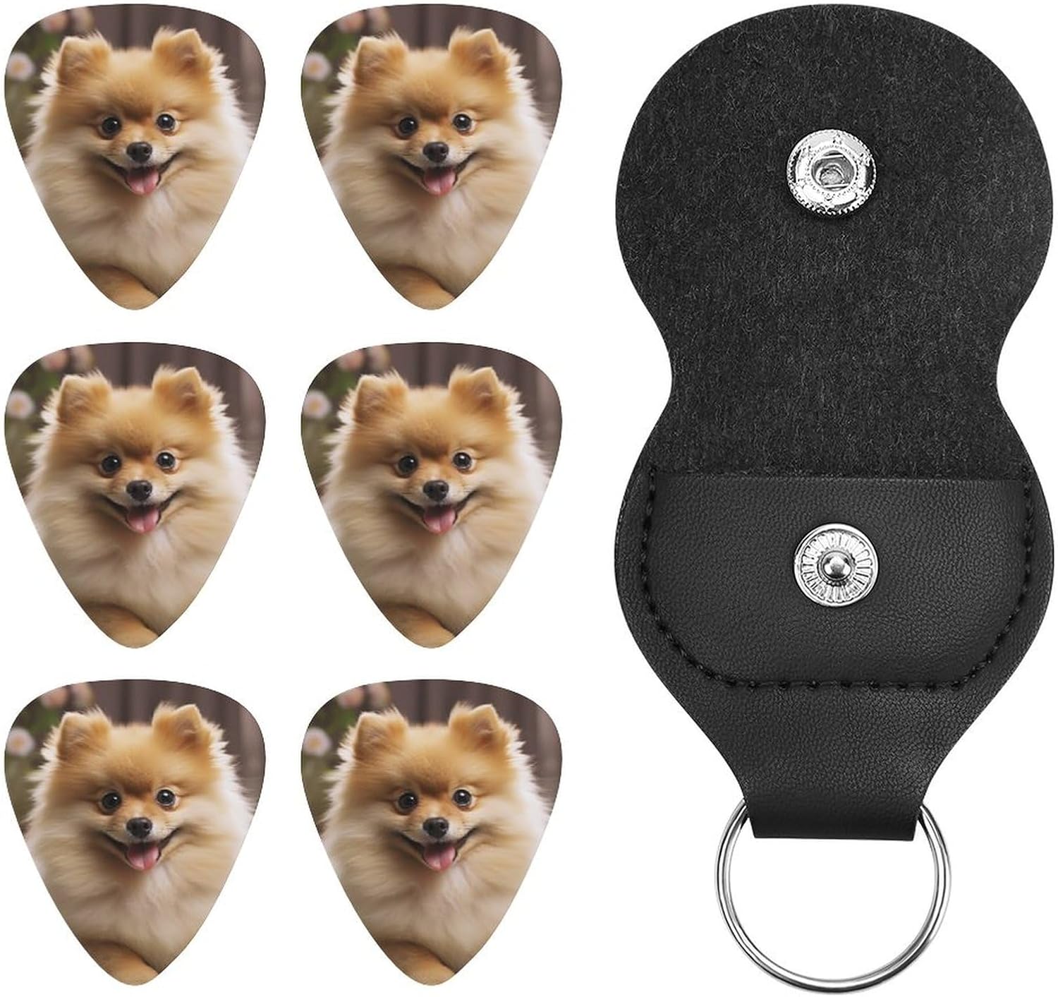Amazon.com: ZXDSKGYN Guitar Picks Guitar Accessories Cute Pomeranian ...