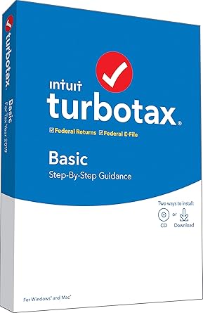 Amazon.com: [Old Version] TurboTax Basic 2019 Tax Software [PC/Mac Disc ...
