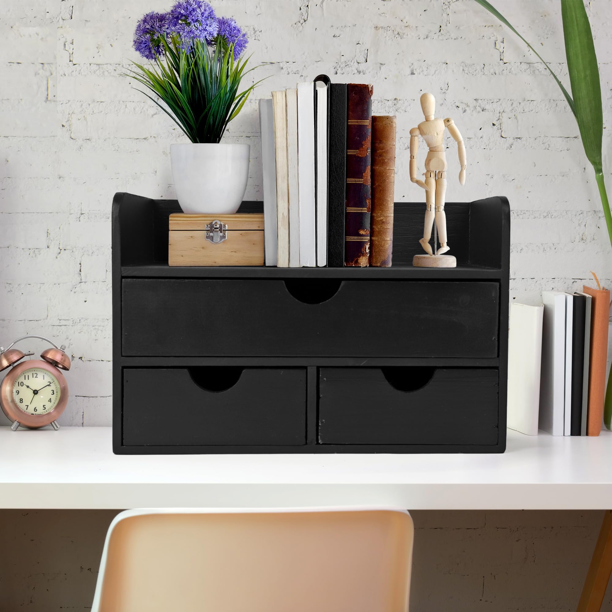 Snapklik.com : Besti Wooden Office Desk Organizer - Organizing Tool For ...