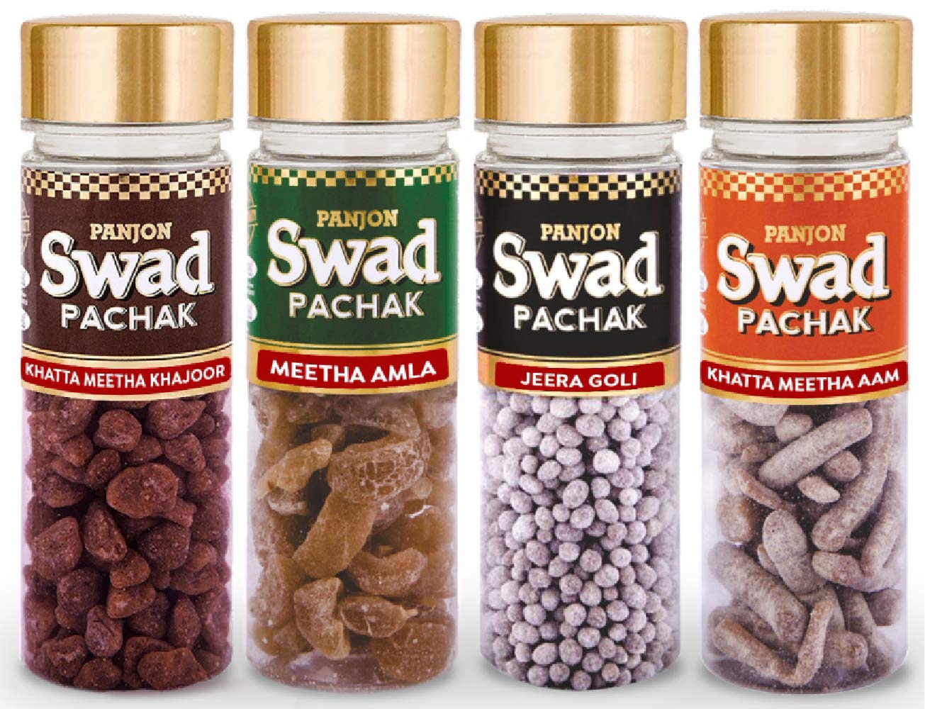 Panjon Swad Pachak Combo Pack - Meetha Amla, Special Jeera Goli, Khatta ...