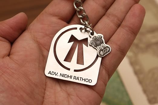 Kraftnix Lawyer/Advocate Personalized Keychain - Stainless Steel ...