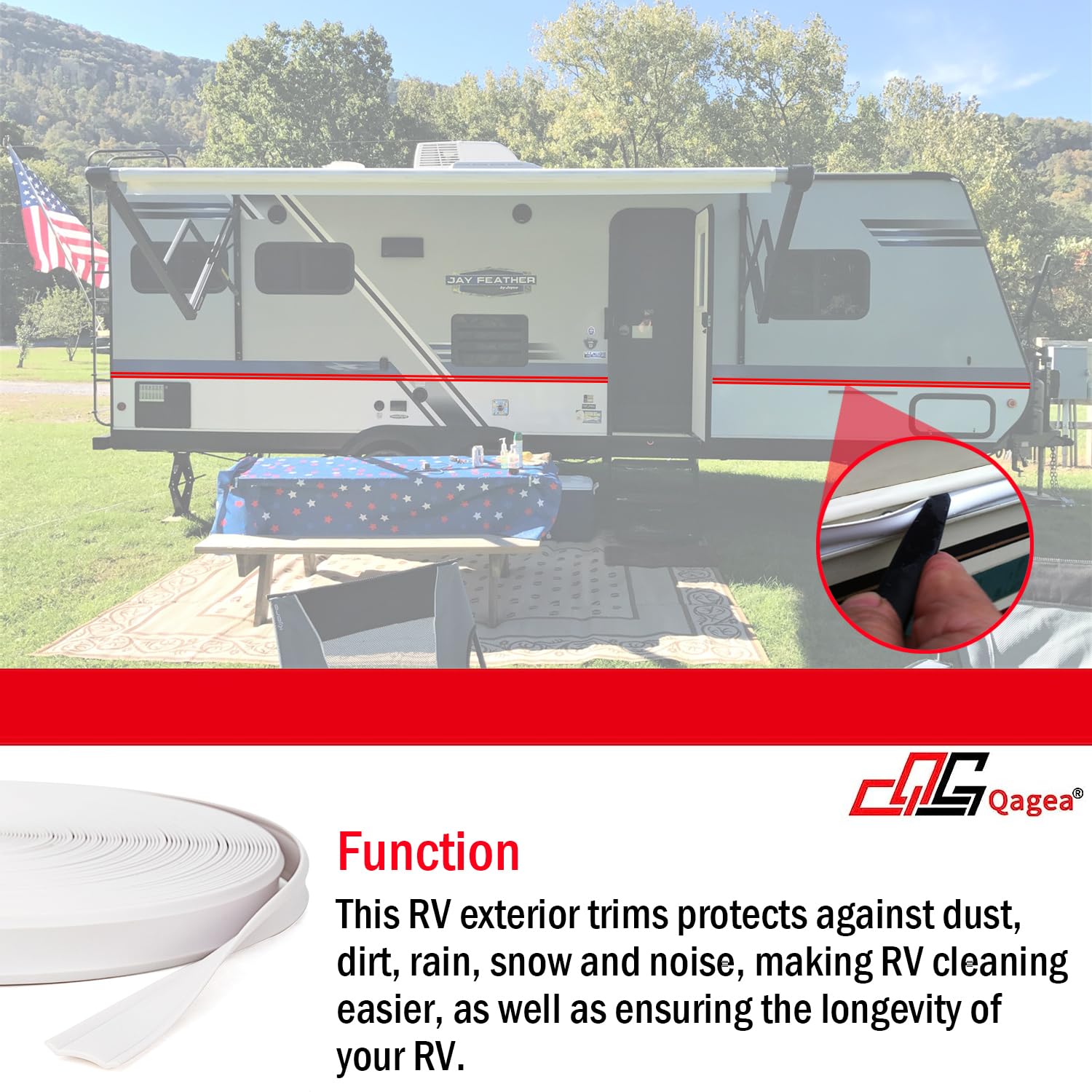 Snapklik.com : RV Insert Molding Trim, Trim Insert 1", Travel Trailer ...