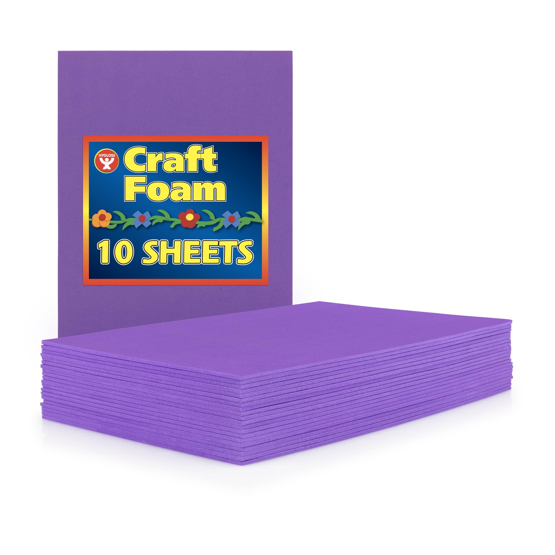 Snapklik.com : Hygloss Sheets Colorful Foam For DIY Arts & Craft