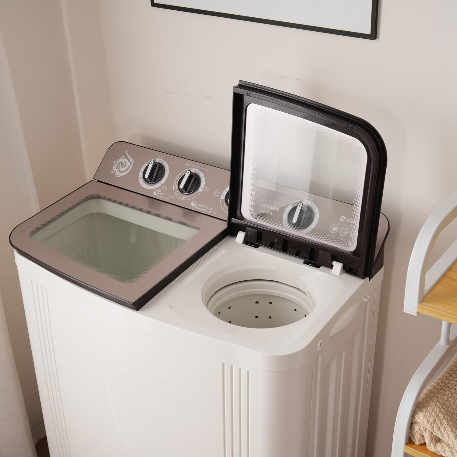 Amazon | OSJ 2槽式洗濯機 洗濯槽7kg/脱水槽5.5kg 節電 タイマー機能 ホワイト | OSJ | 洗濯機 通販