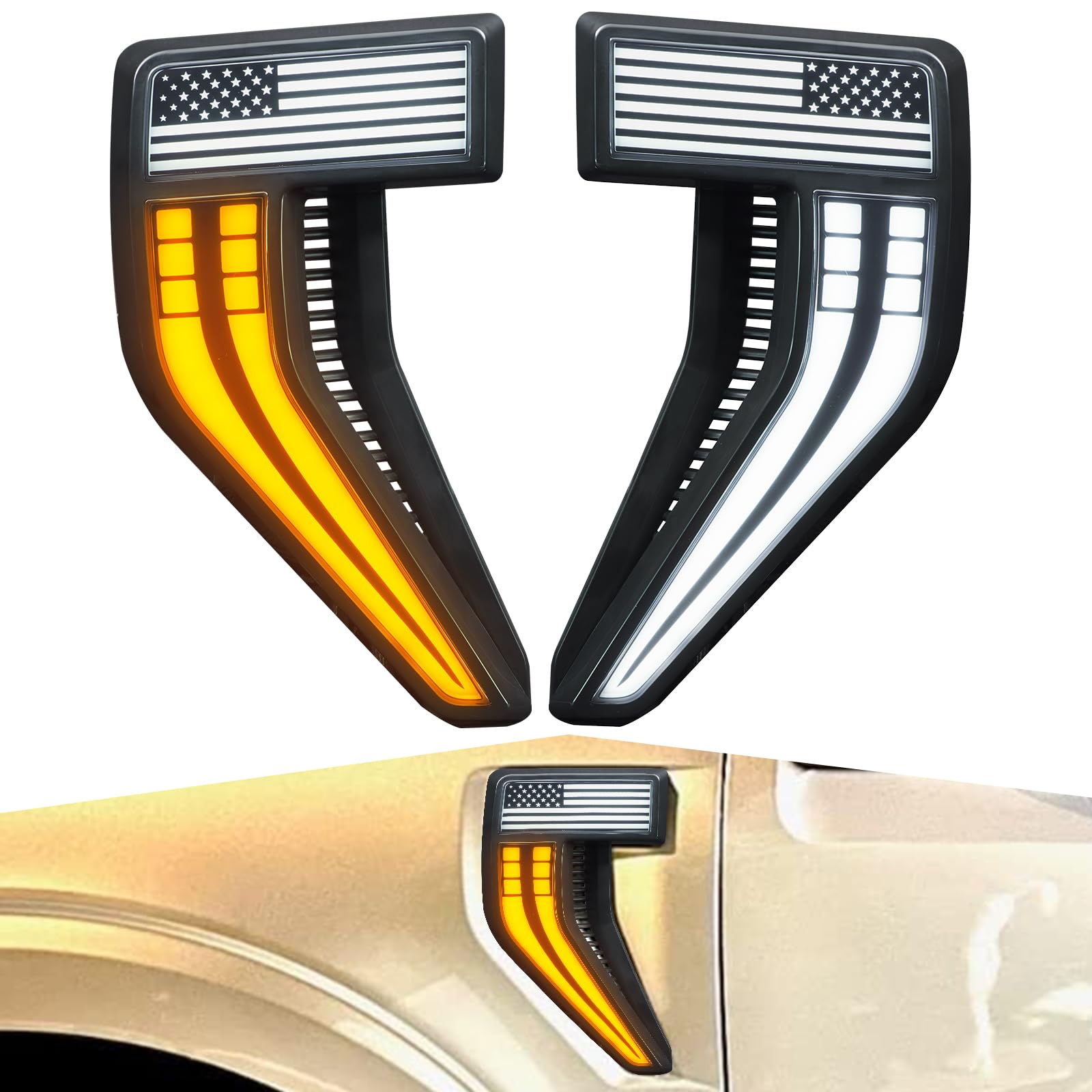 Fender Vent for F150 2021-2024 Fender Emblems Front Fender Badge Side ...