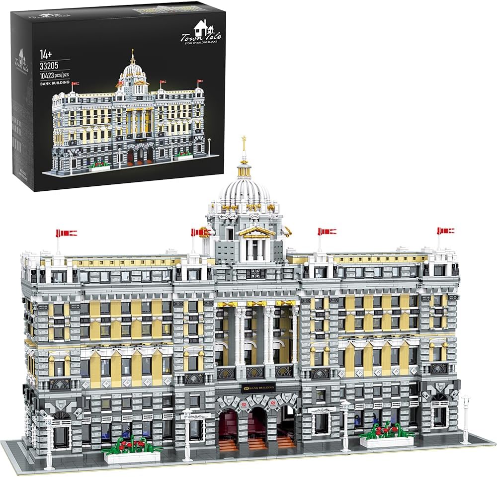 Amazon.com: MISINI 33205 Luxurious Shanghai Bank Building Blocks Set ...