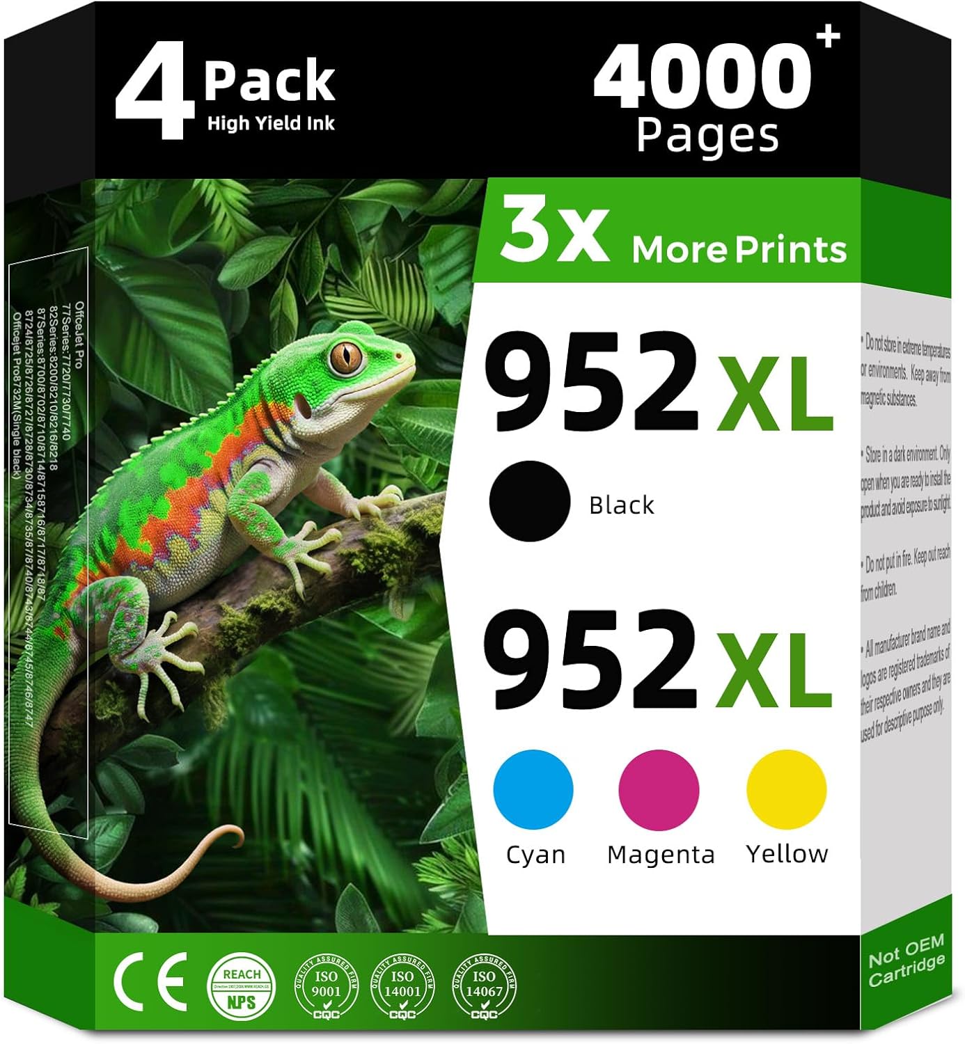 Amazon.com: 952XL Ink Cartridge Combo Pack Compatible for HP 952 XL ...