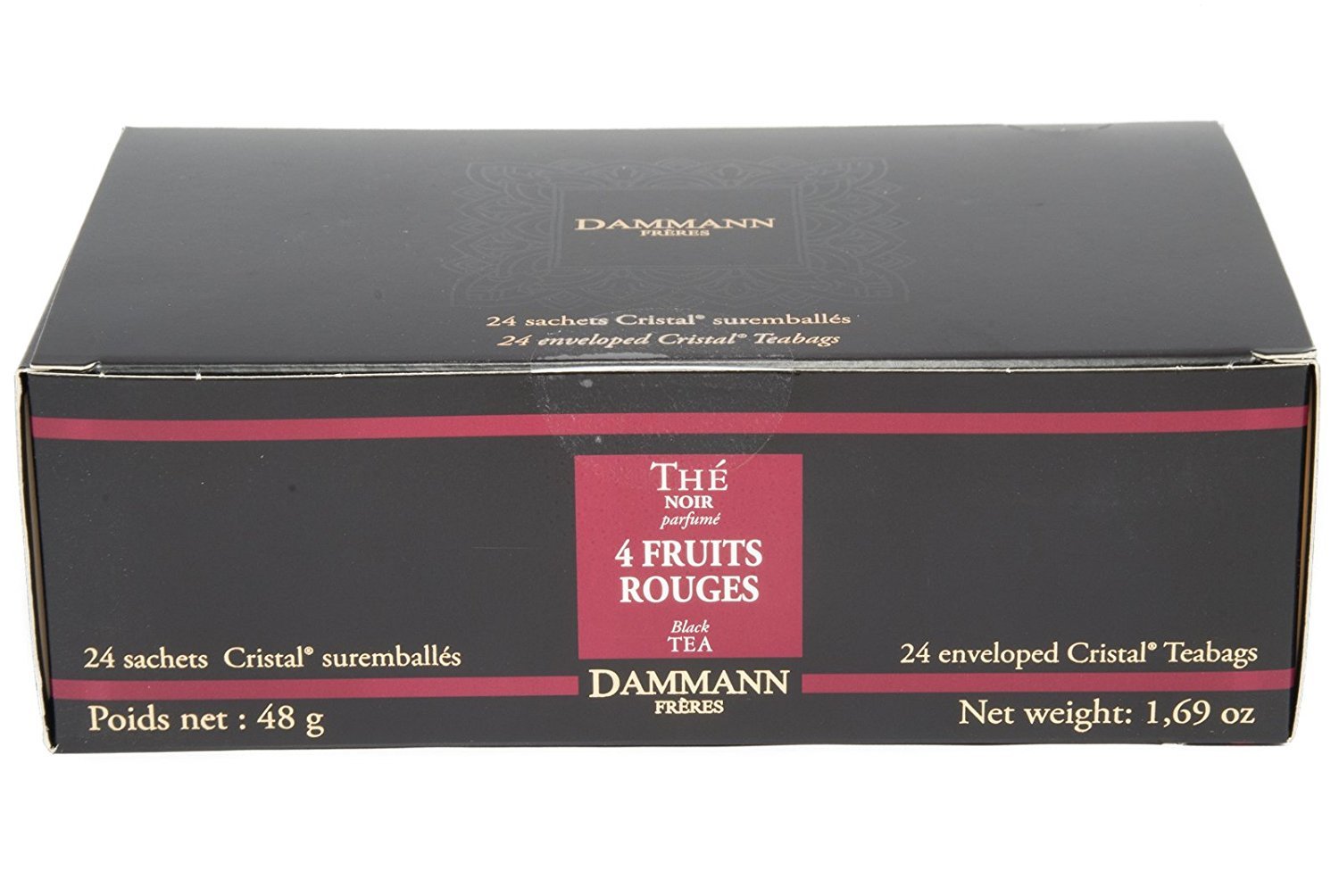 Amazon.com : DAMMANN FRERES Four Fruit Rouges Black Tea, 24 Cristal ...