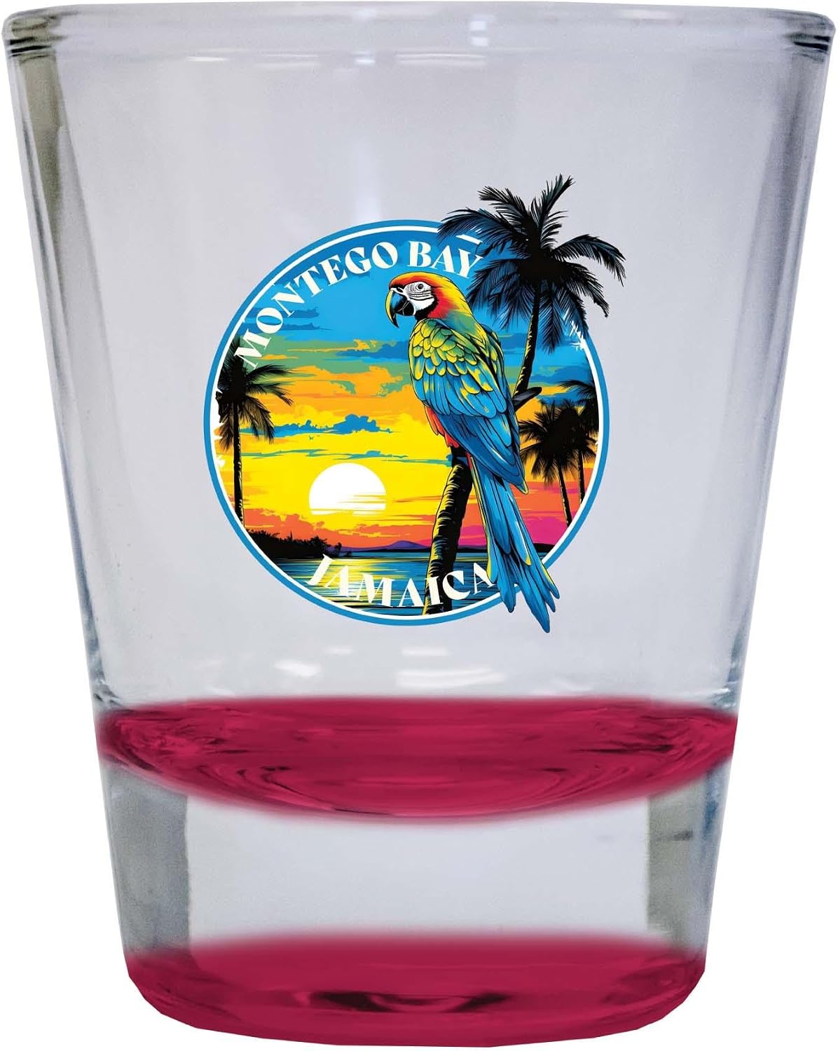 Amazon.com | Montego Bay Jamaica Design A Souvenir 1.5 Ounce Shot Glass ...