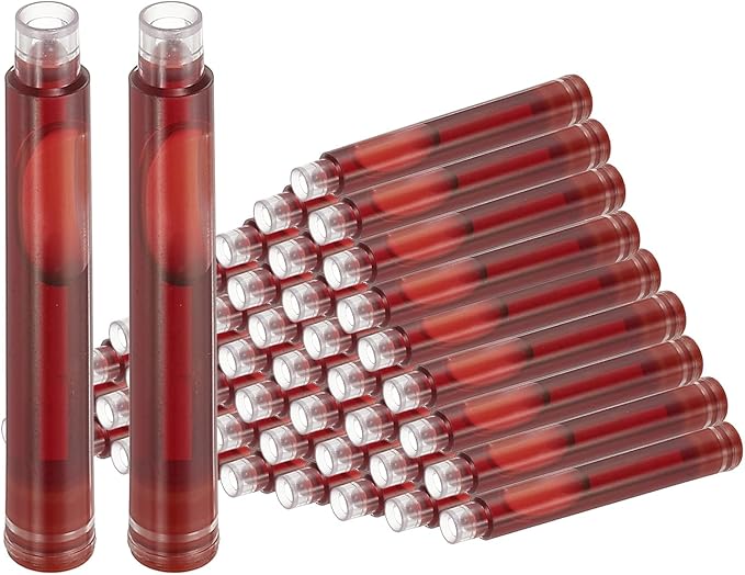 Amazon.com : PATIKIL 50Pcs Fountain Pen Ink Cartridges, 3.4mm Bore ...