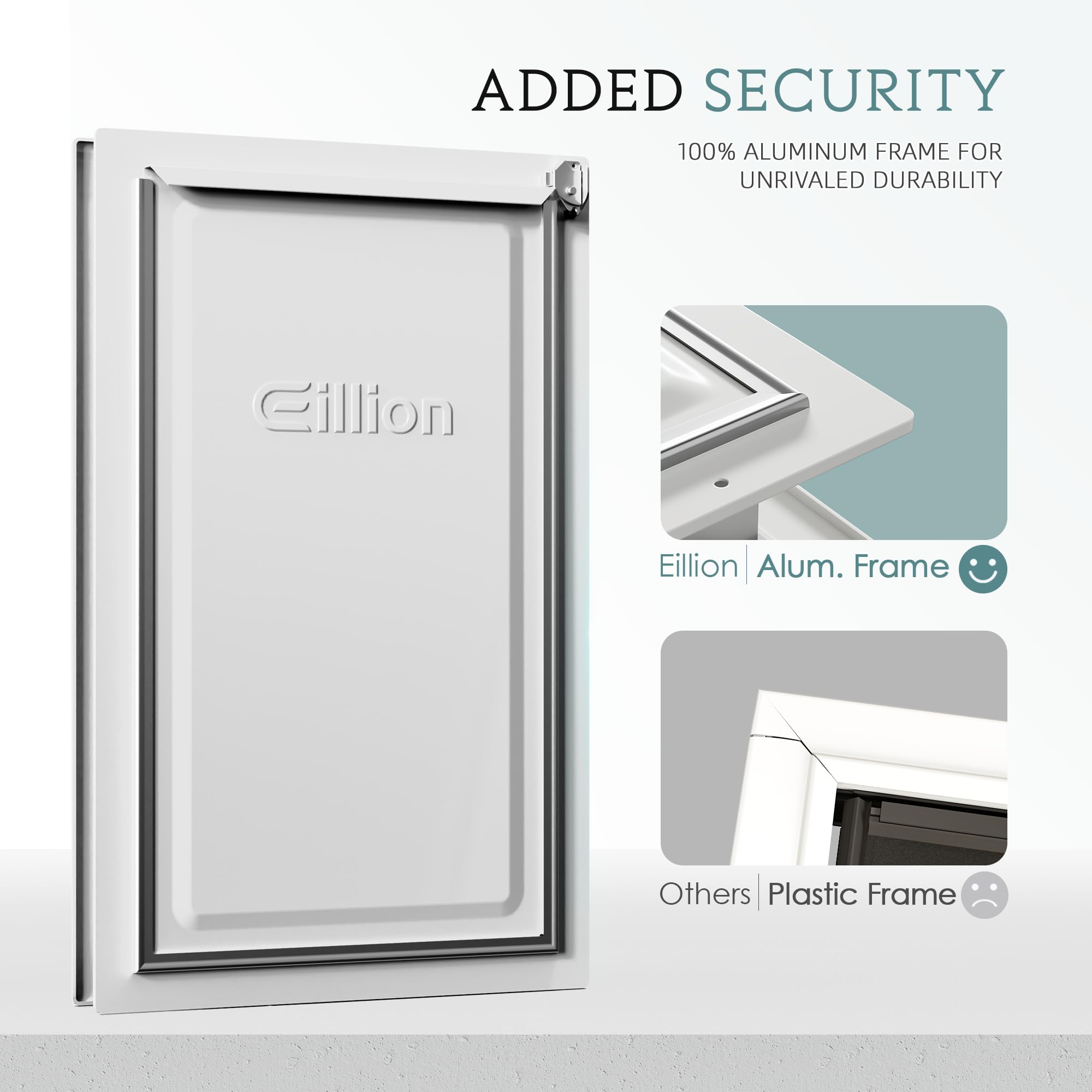 Snapklik.com : Eillion Extra Large Dog Door For Exterior Door, Up To ...