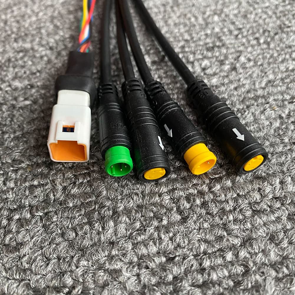 SPORTARC E-bike Torque Motor 1T4 Cable for Bafang M400 G330 G510 M620 Can/Uart Protocol : Amazon ...