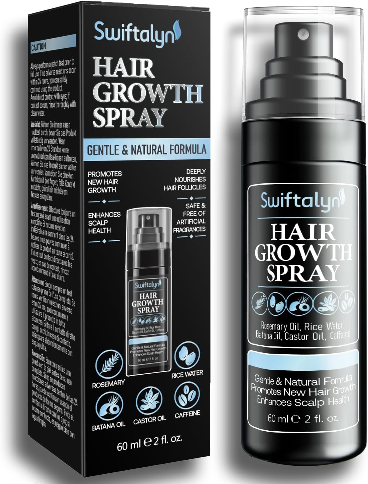 Amazon.com : NOOR HAIR Growth Serum From African Olives, for Women and ...