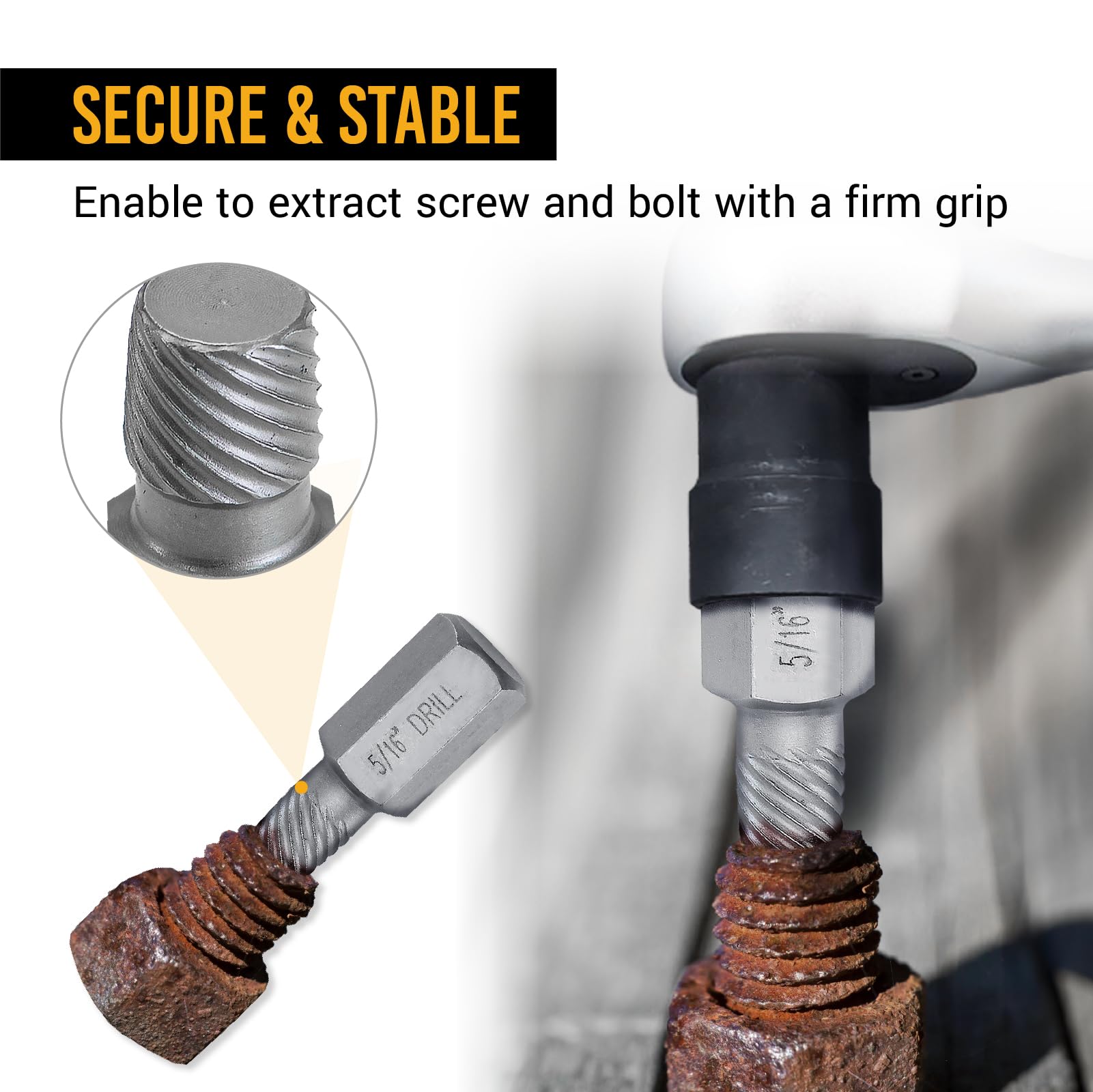 Bolt Extractor Kit 27 Pieces 27-Piece Screw Extractor Set - Easy Out ...