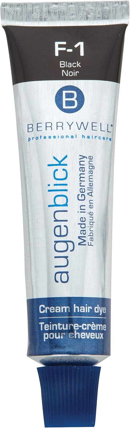 Berrywell Professional tints Any Hair Colour Pure Black, 15 Milliliters ...