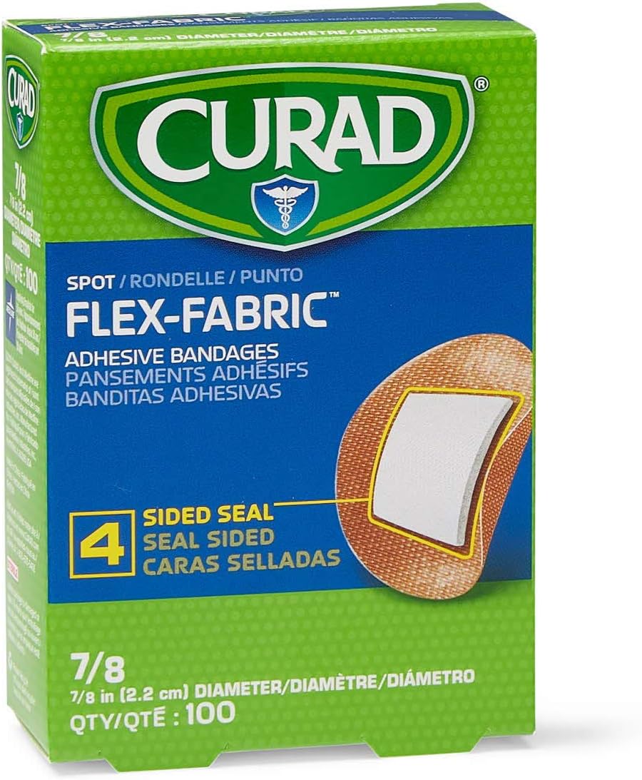 Amazon.com: Adhesive Sheer Spot Bandage 7/8" - 100 Per Box : Health ...