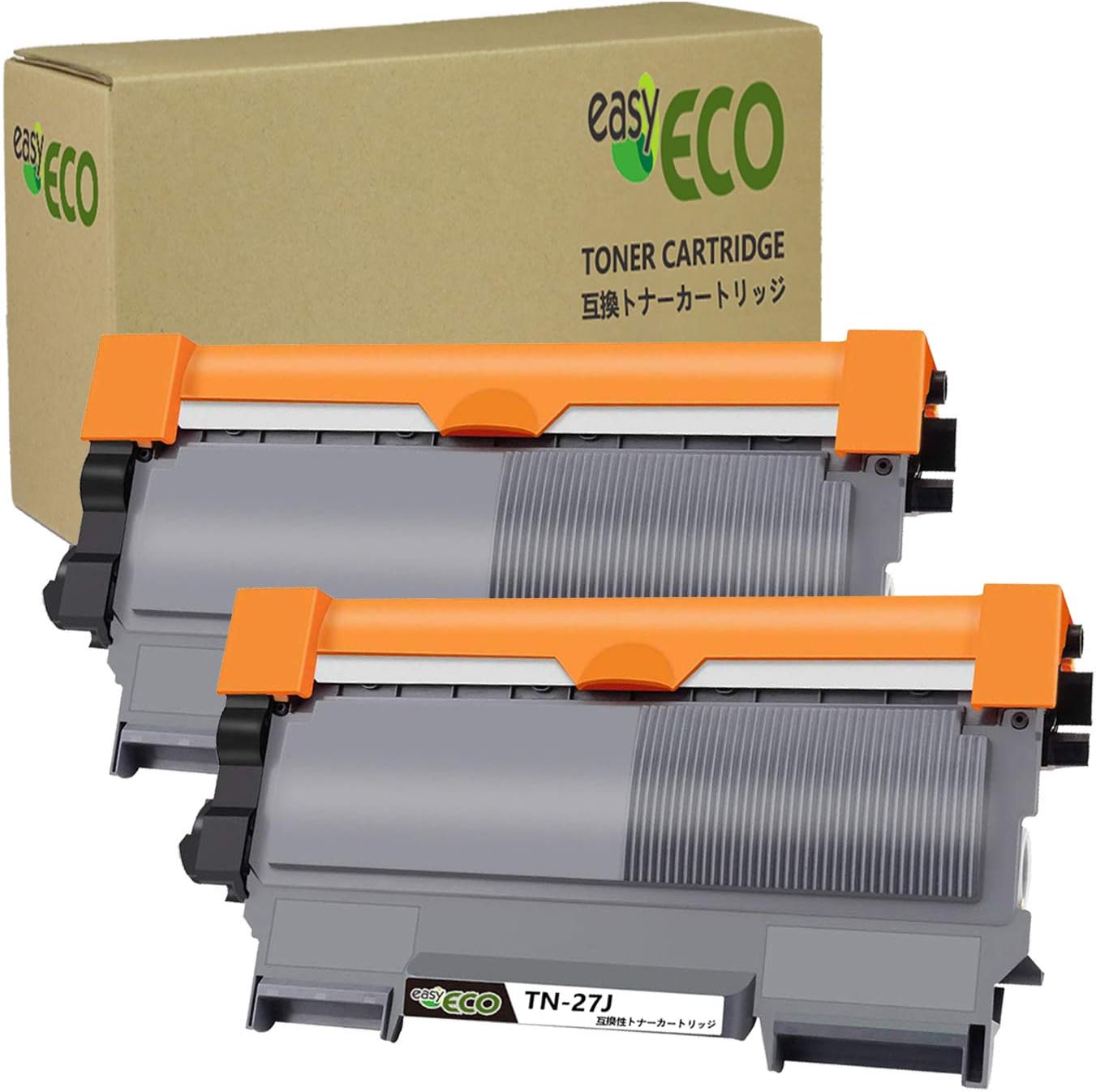 Amazon.co.jp: brother トナーカートリッジ TN-27J TN27J ブラザー 互換 汎用 2本セット 対応機種 HL-2240D HL-2270DW DCP-7060D ...