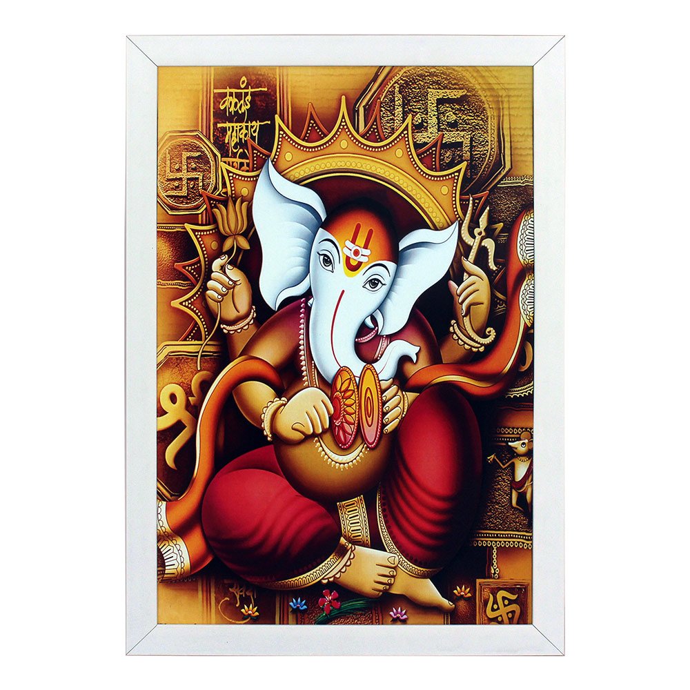 Simple Glass Painting Designs Ganesh