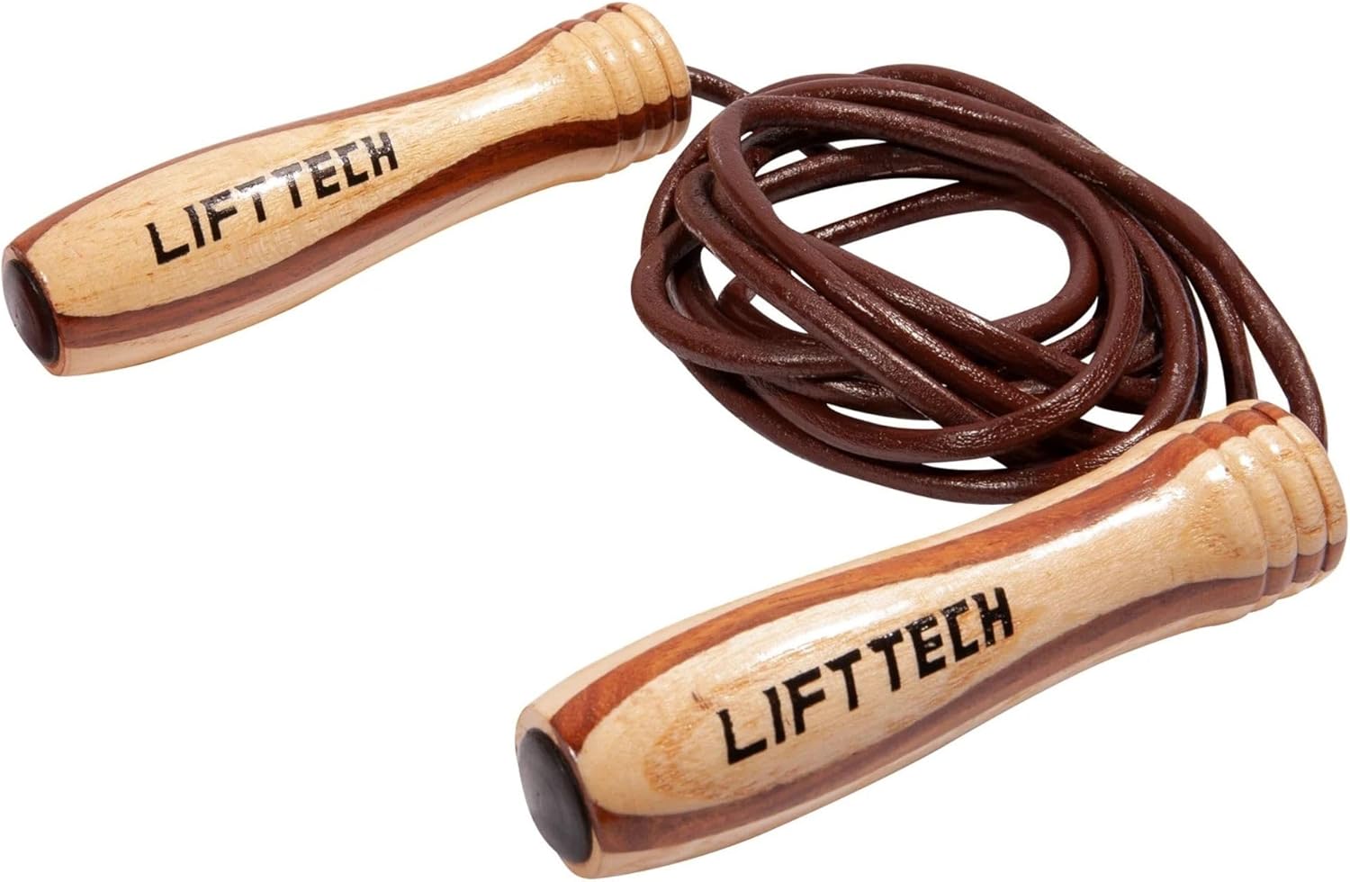 Amazon.com : Lift Tech Fitness ELITE Jump Rope for Women & Men - Wooden ...