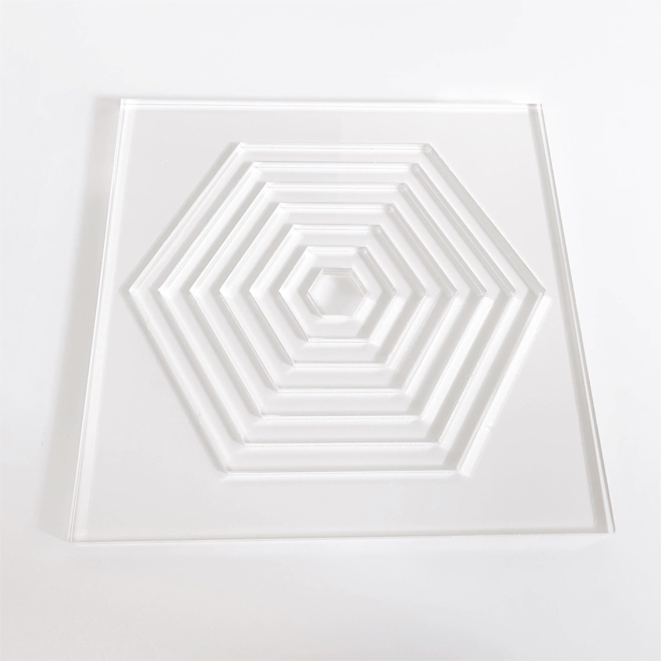 Multi Hexagon Router Templates, Clear Acrylic Tracing Template, Router ...