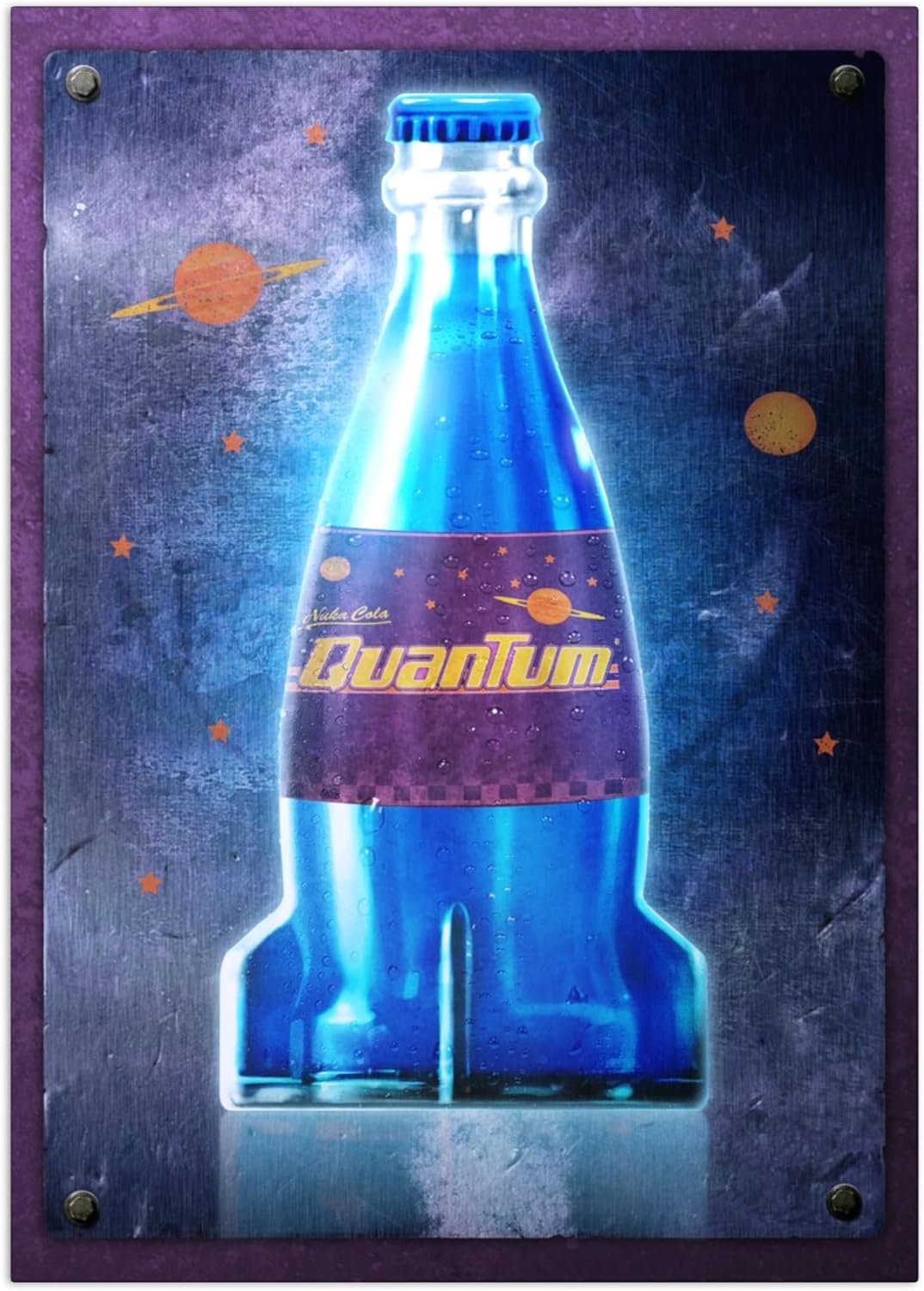 Amazon.com: Displate Official Fallout Metal Poster Magnetic Mounting ...