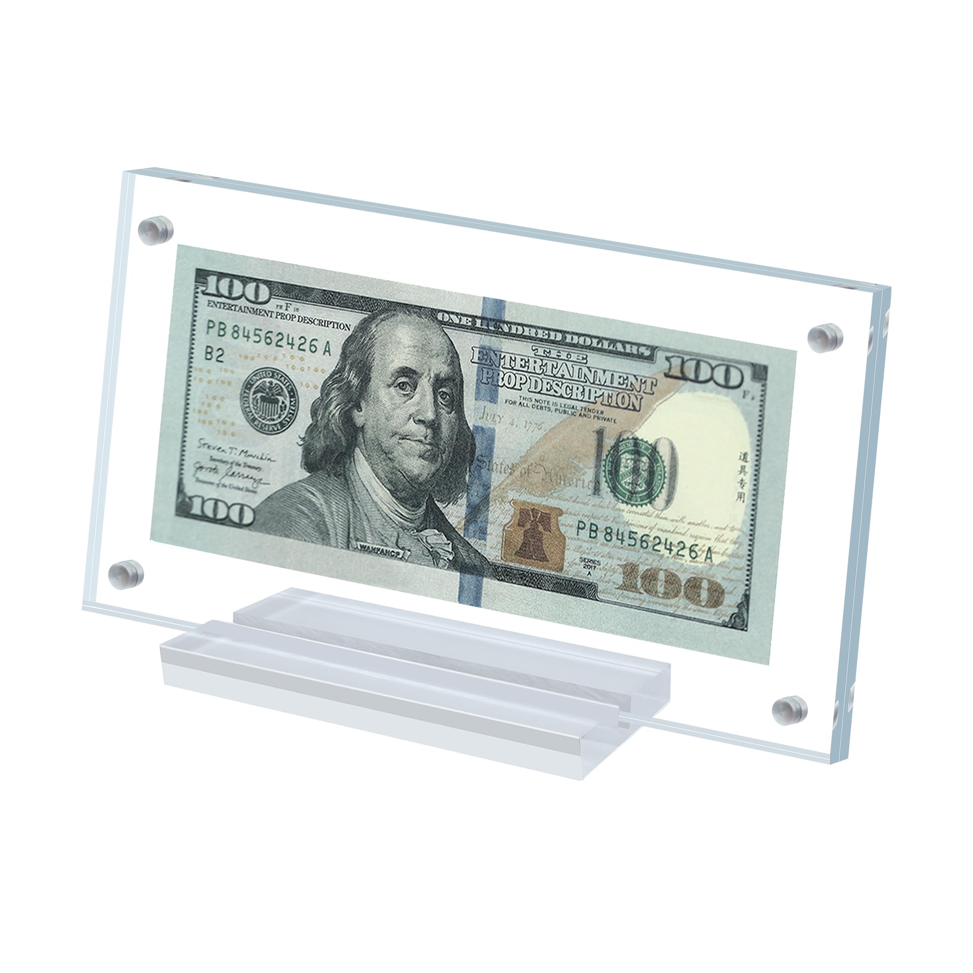 Dollar Bill Frame Display Acrylic Dollar Bill Holder for Collectors ...