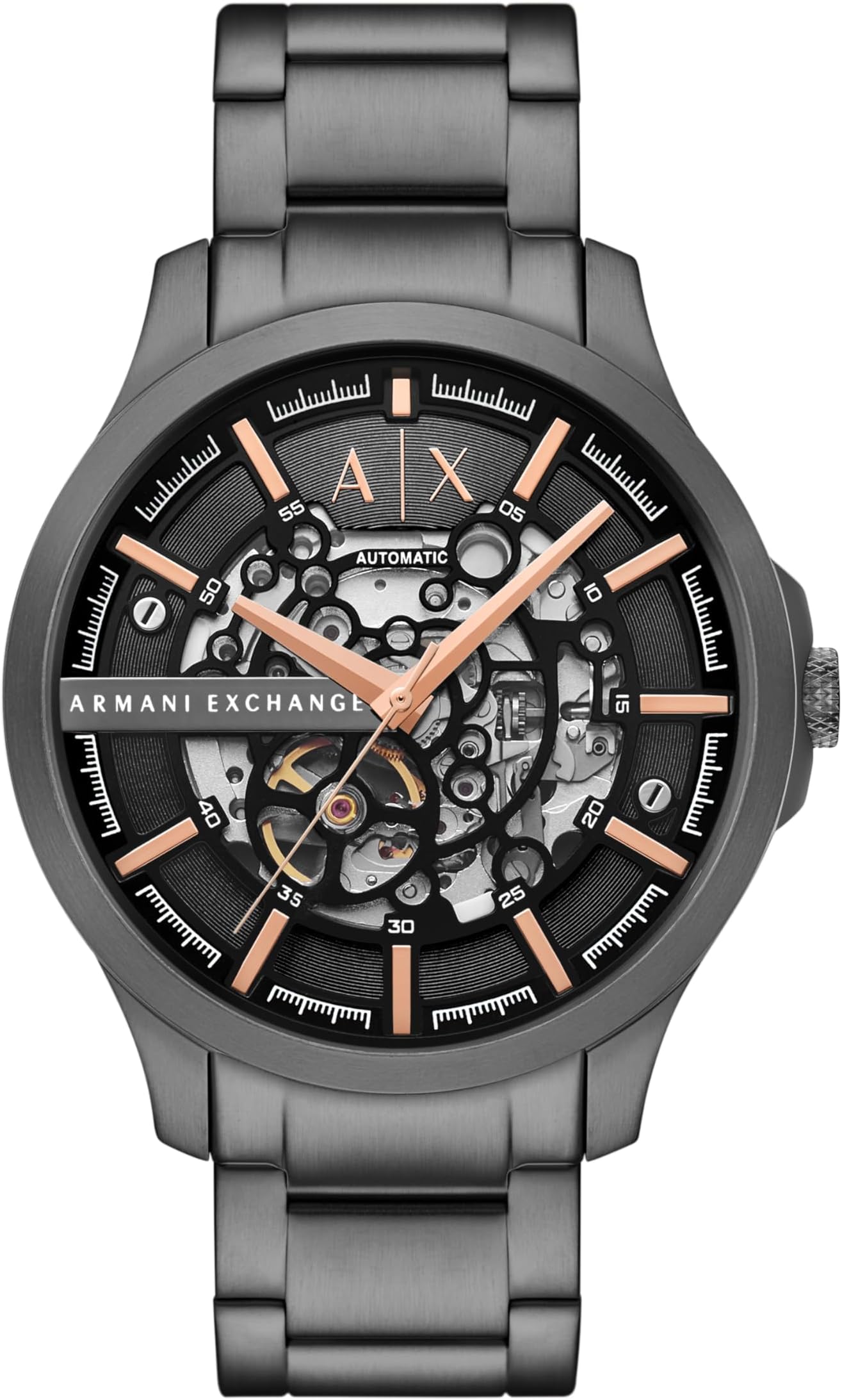 Armani Exchange Stainless Steel Analog Black Dial Men's Watch-Ax2458 ...