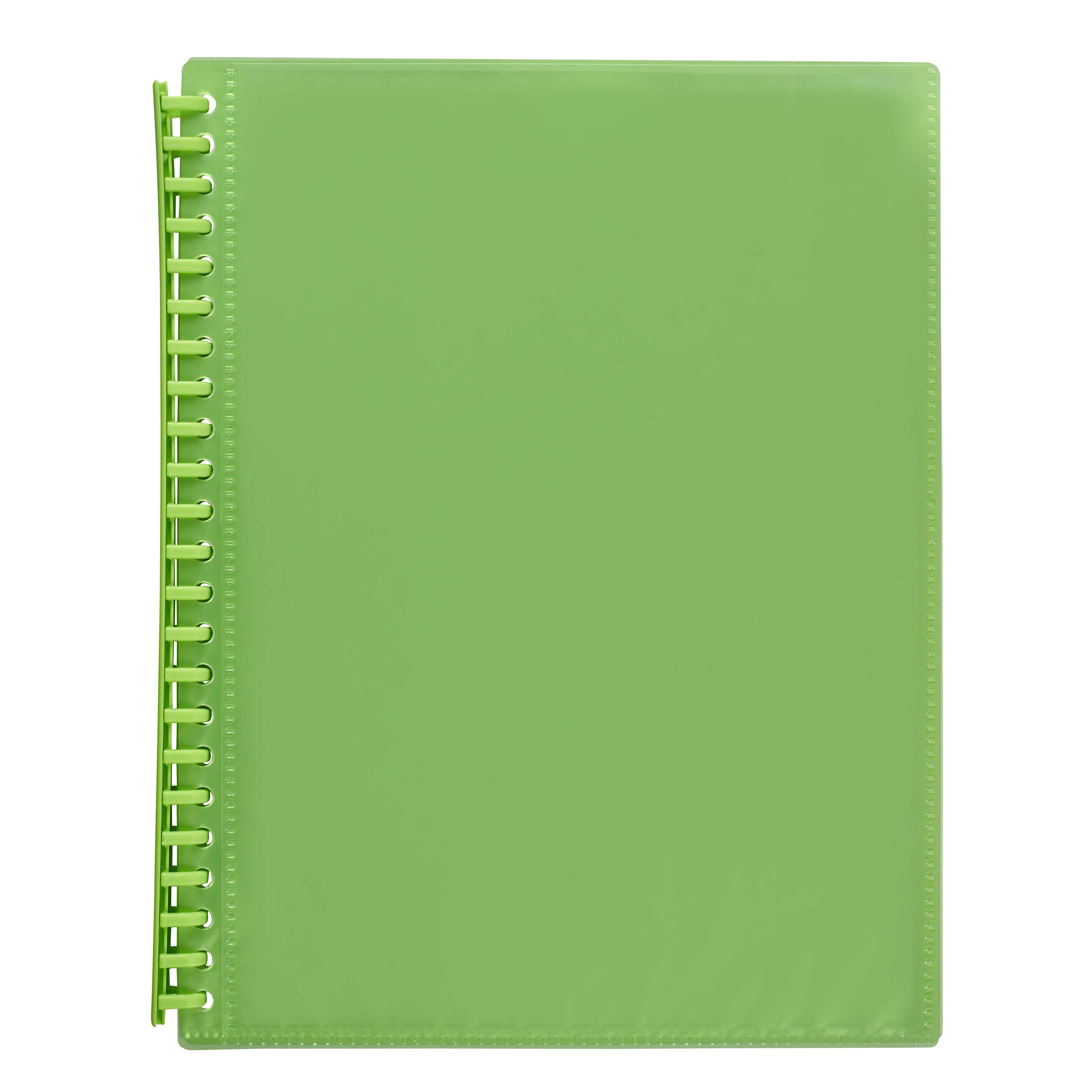 Marbig 2008504 Display Book Refillable A4 Clearview 20 Pockets Lime ...