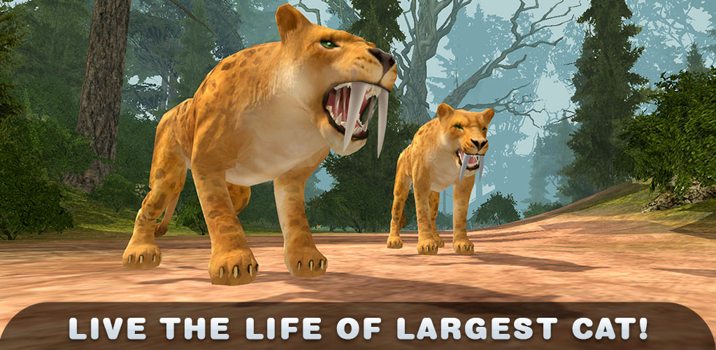 Sabertooth Tiger Survival Simulator 3D:Amazon.fr:Appstore for Android