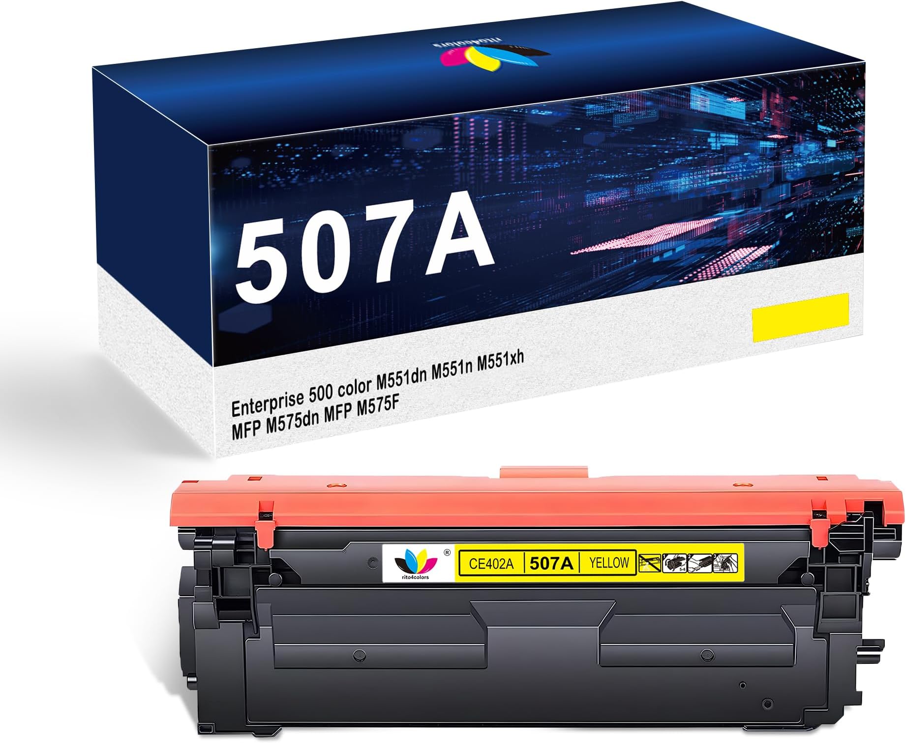 Amazon.com: HP 507A (CE400A) Black Original LaserJet Toner Cartridge ...