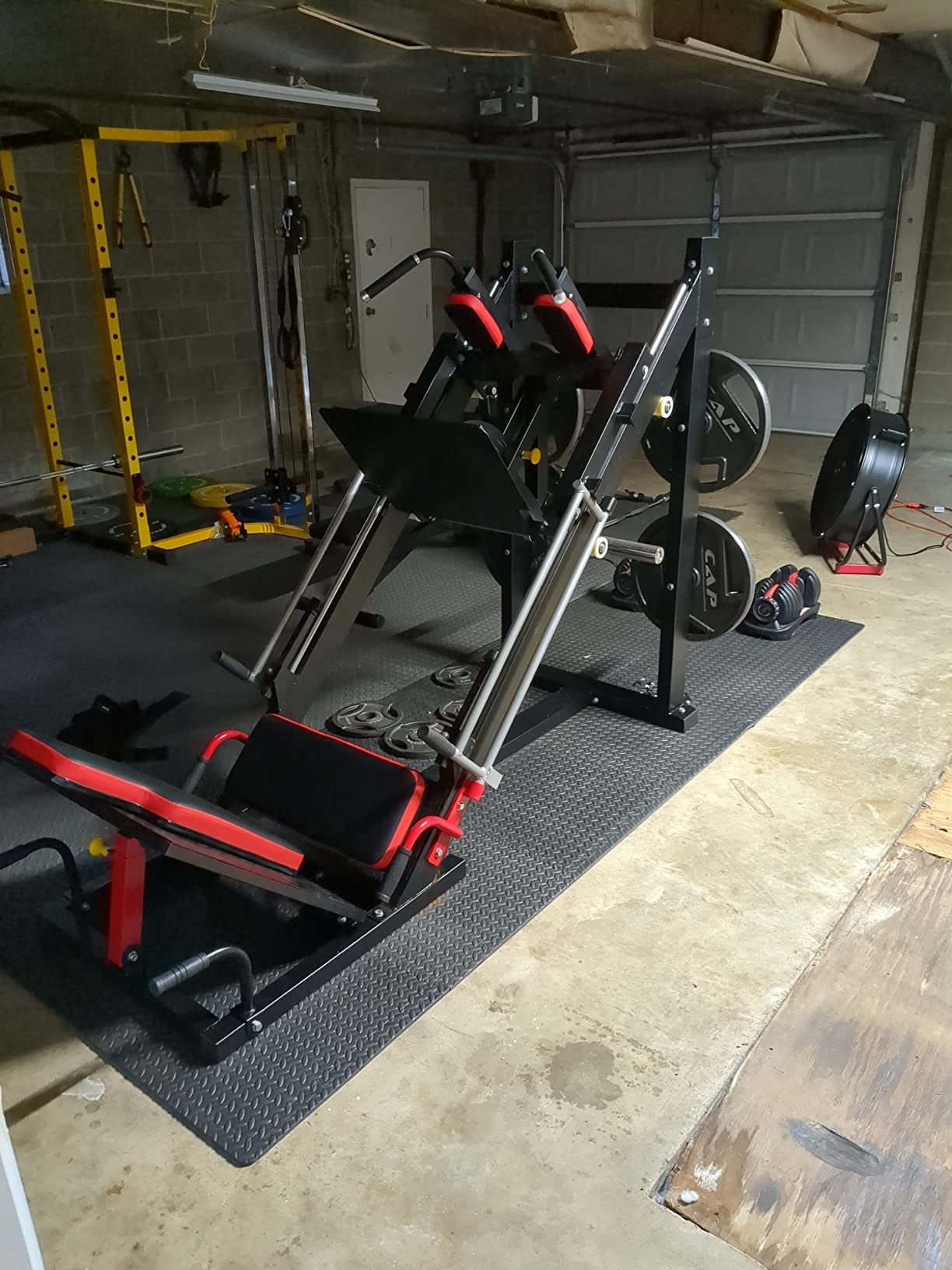 $61/mo - Finance GMWD Leg Press Hack Squat Machine, Leg Exercise ...