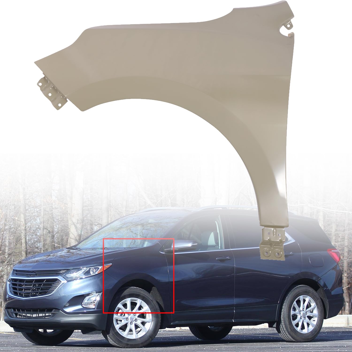Amazon.com: Front Fender Compatible with 2018-2020 Chevrolet Equinox ...
