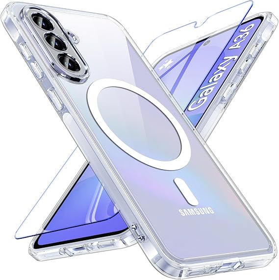 Amazon.com: Fin2feel for Samsung Galaxy A36 5G Case Magnetic, Galaxy A36 Phone Case with Screen ...