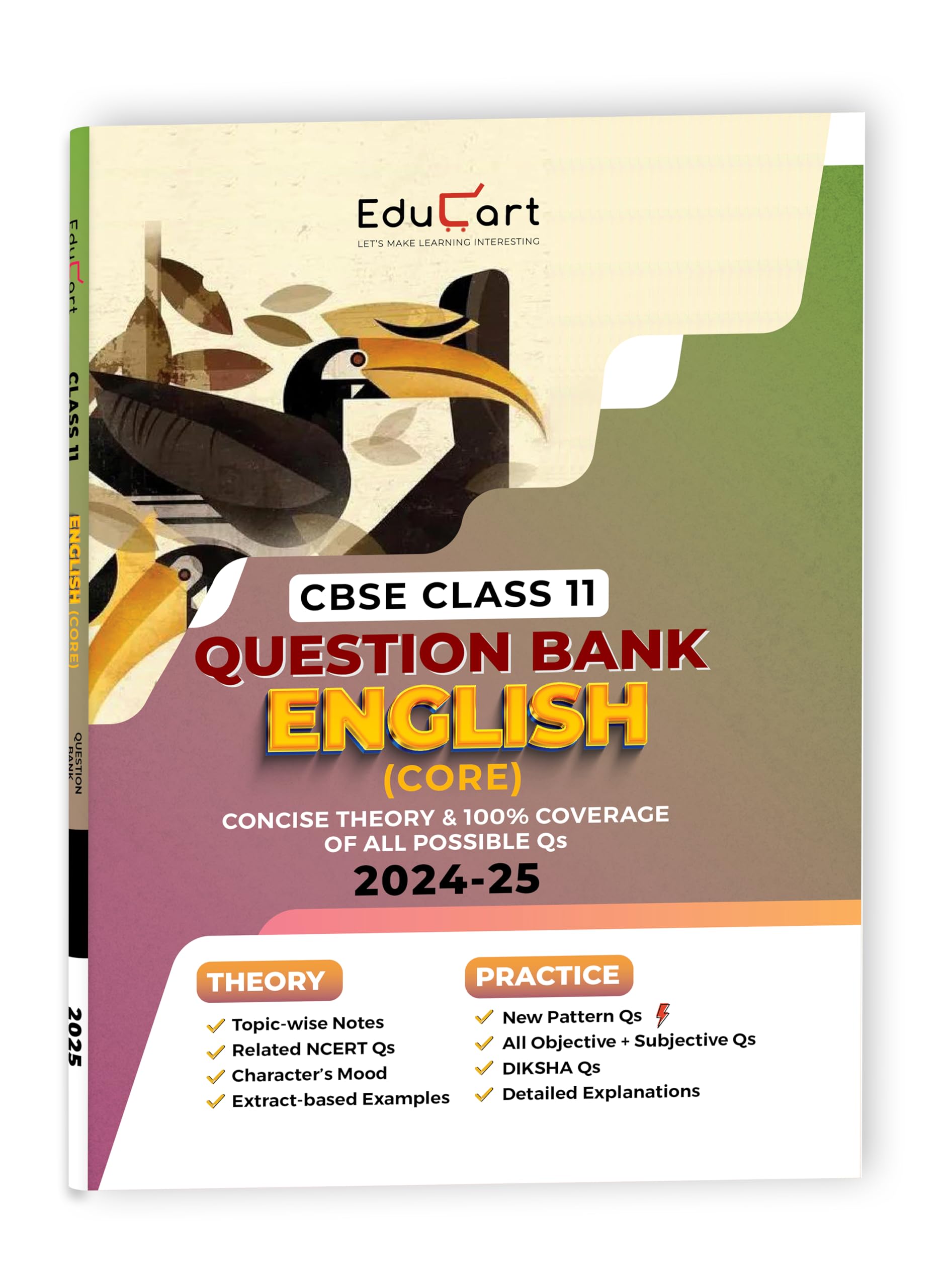 Educart CBSE Question Bank Class 11 English Core 2024-25 (For 2025 ...