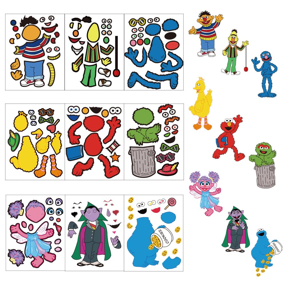 Sesame Street Characters Faces And Names