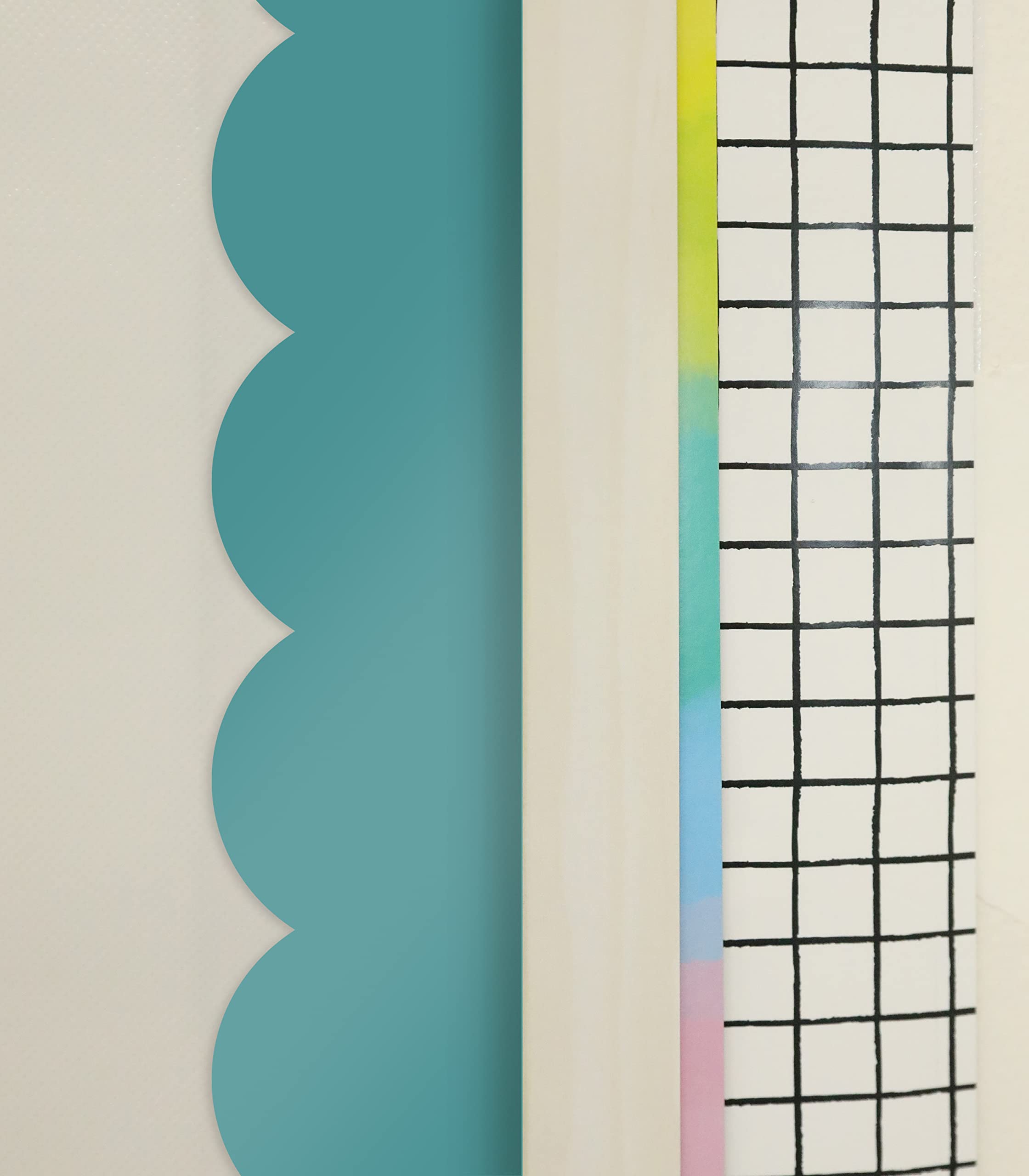 Snapklik.com : Carson Dellosa We Belong 65 Ft Scalloped Teal Bulletin ...