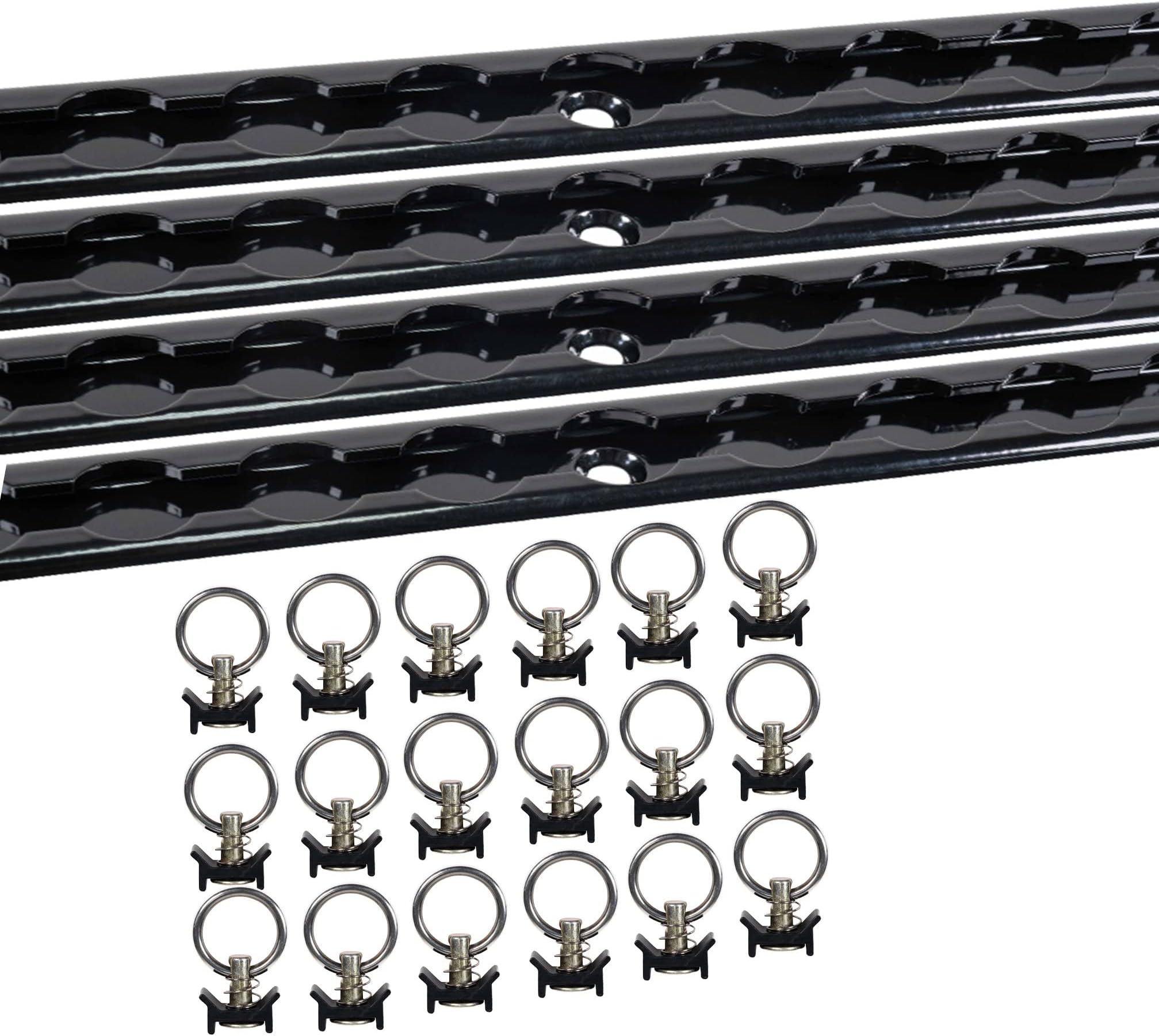 Amazon.com: Mytee Products Heavy Duty Aluminum 4 Foot L-Track Black ...