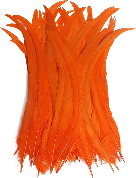 Amazon.com: THARAHT 50PCS Rooster Coque Tail Feathers Bulk Natural 14 ...